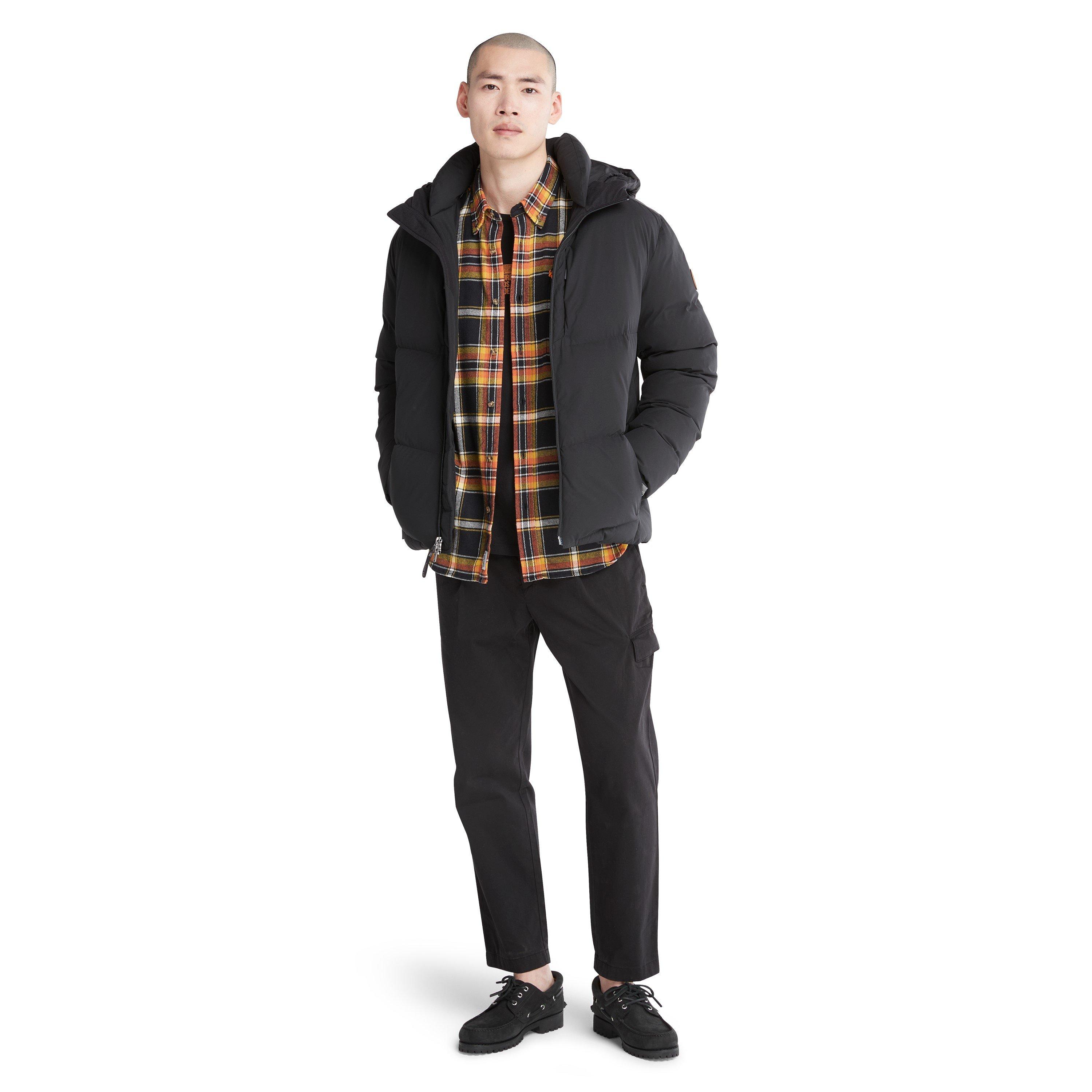 Timberland Men's Neo Summit Heavyweight Long Sleeve Short Puffer Jacket ...