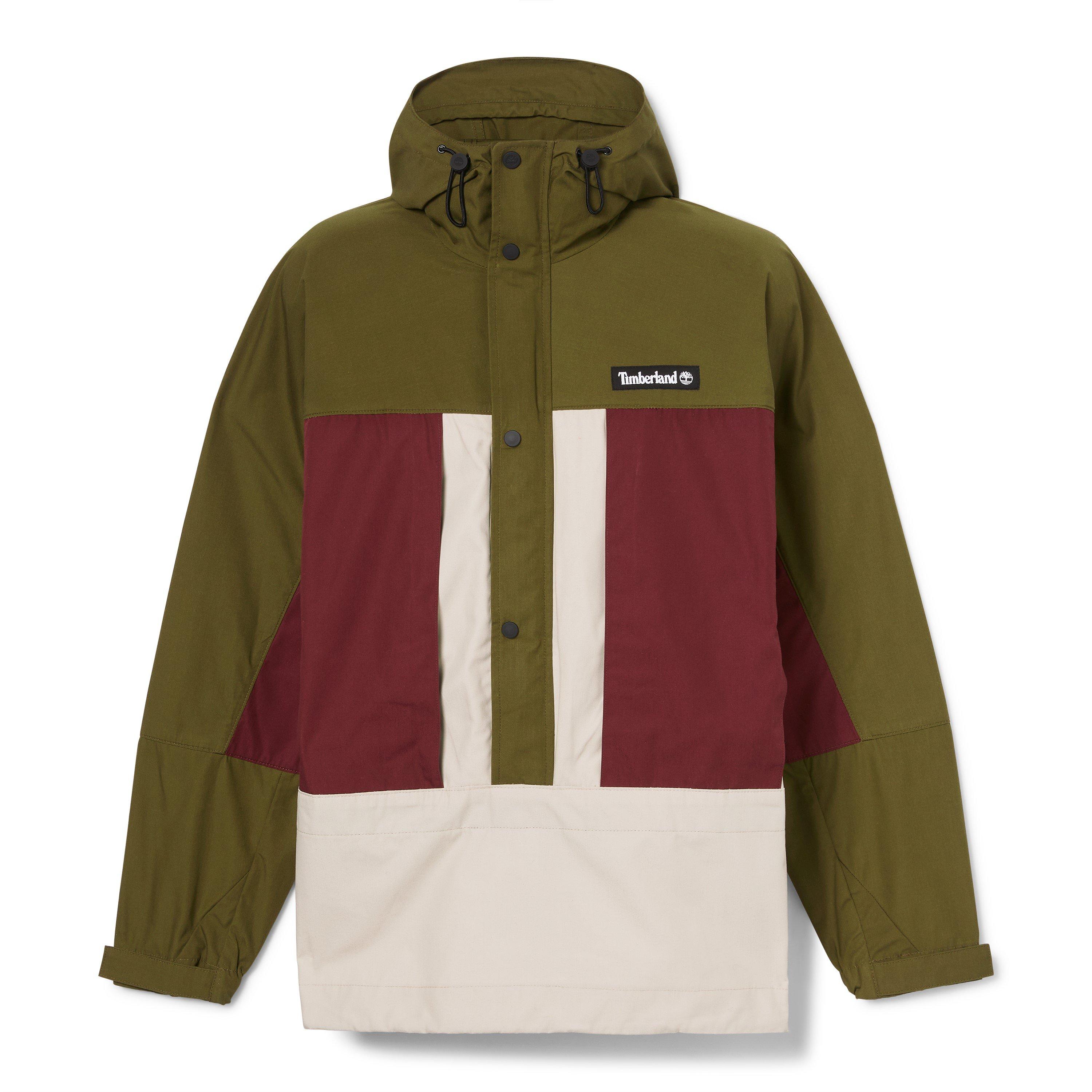 Timberland Men's DWR Anorak DWR Treatment Hooded Long Sleeve Oversized ...