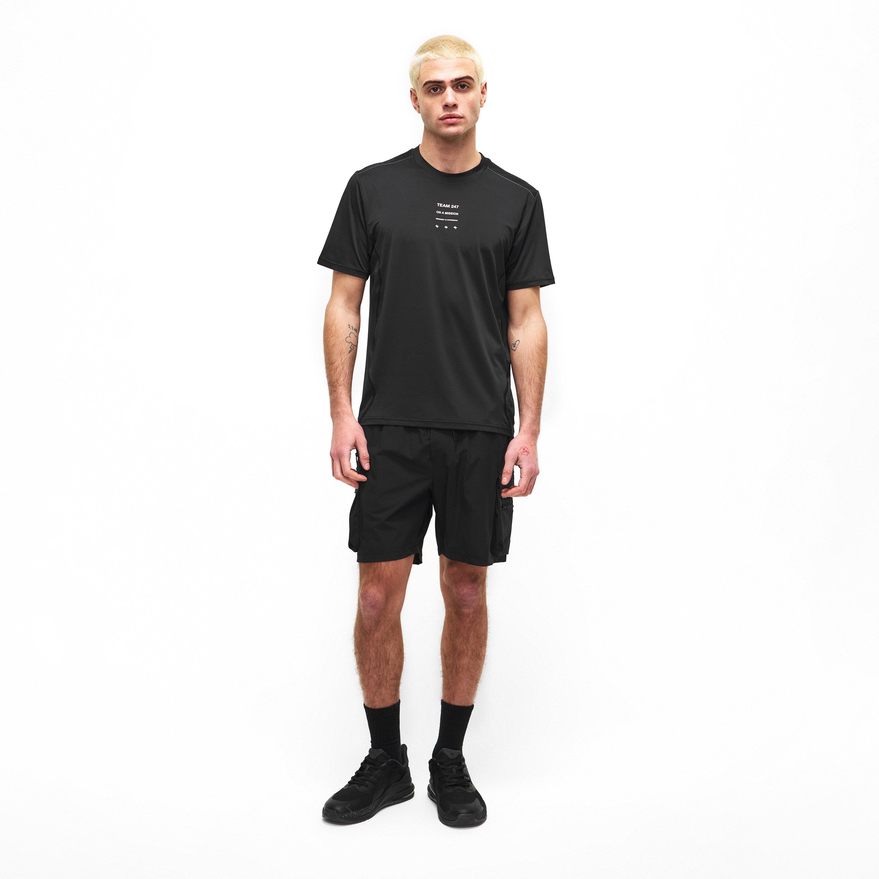 Represent 247 Men's Short Sleeve Performance Gym Top | Flannels