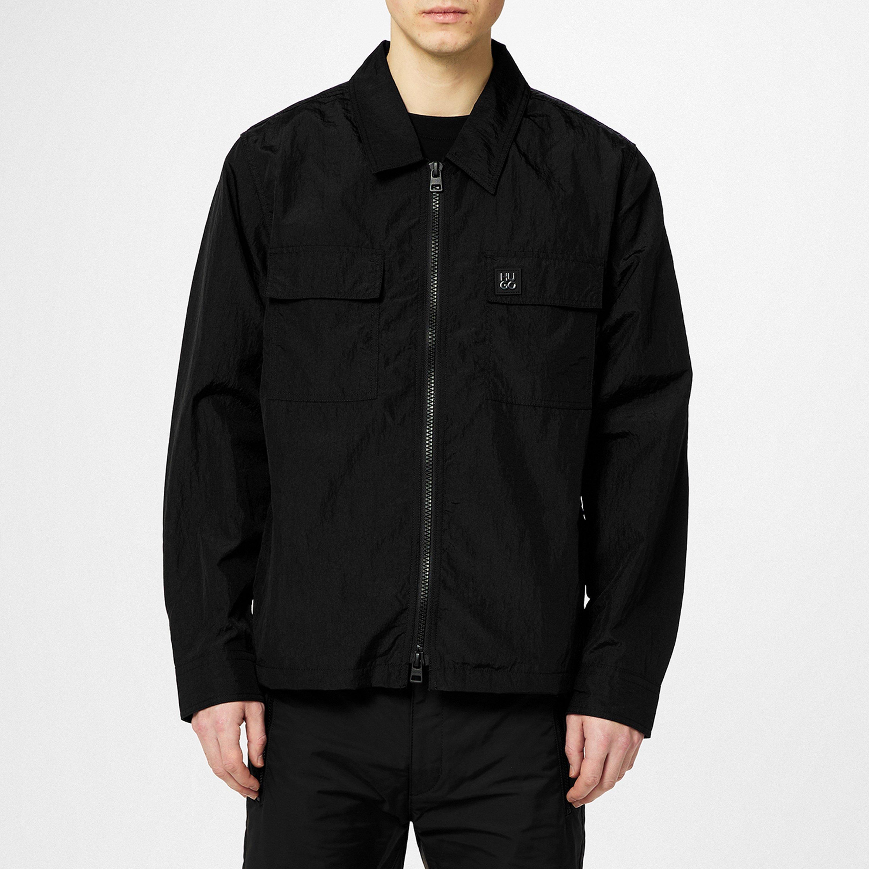 Hugo | Men's Emalo Button-Front Overshirt | Overshirts | FRASERS