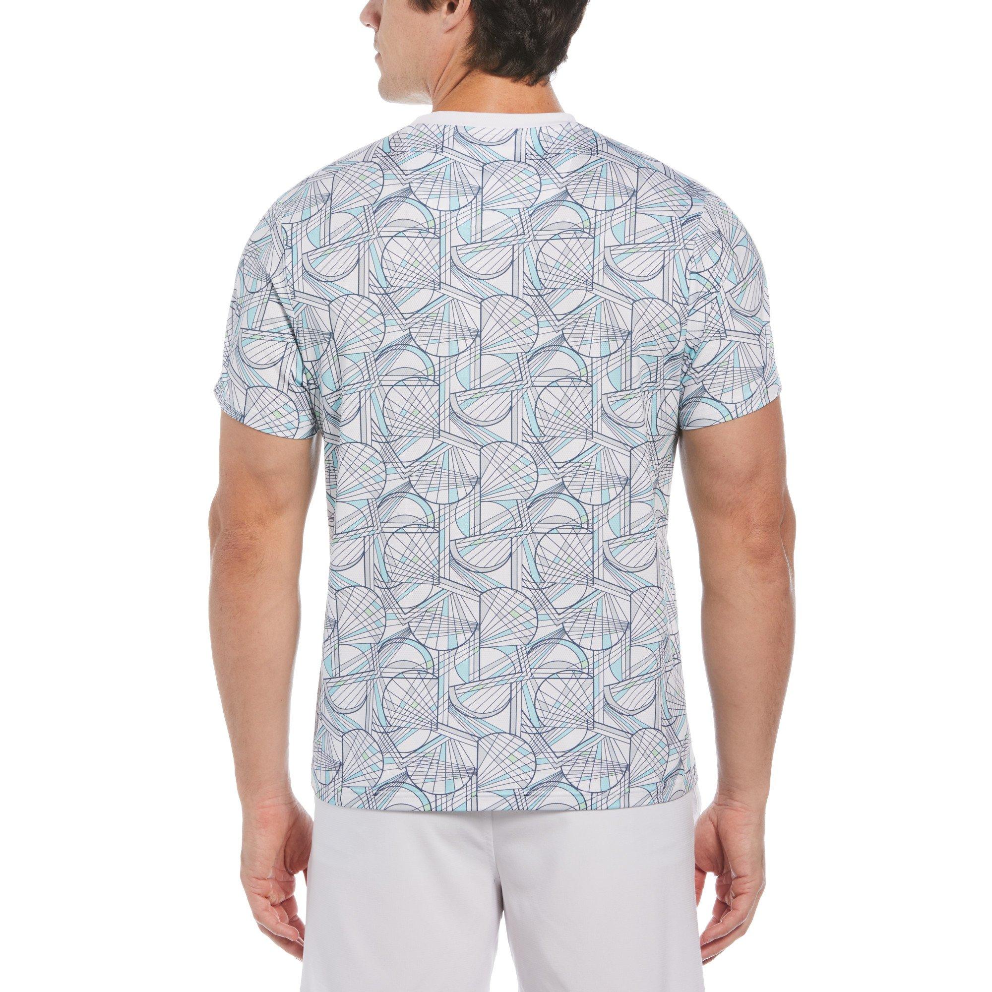 Original Penguin | Penguin Tennis Racket Print Performance Short Sleeve ...
