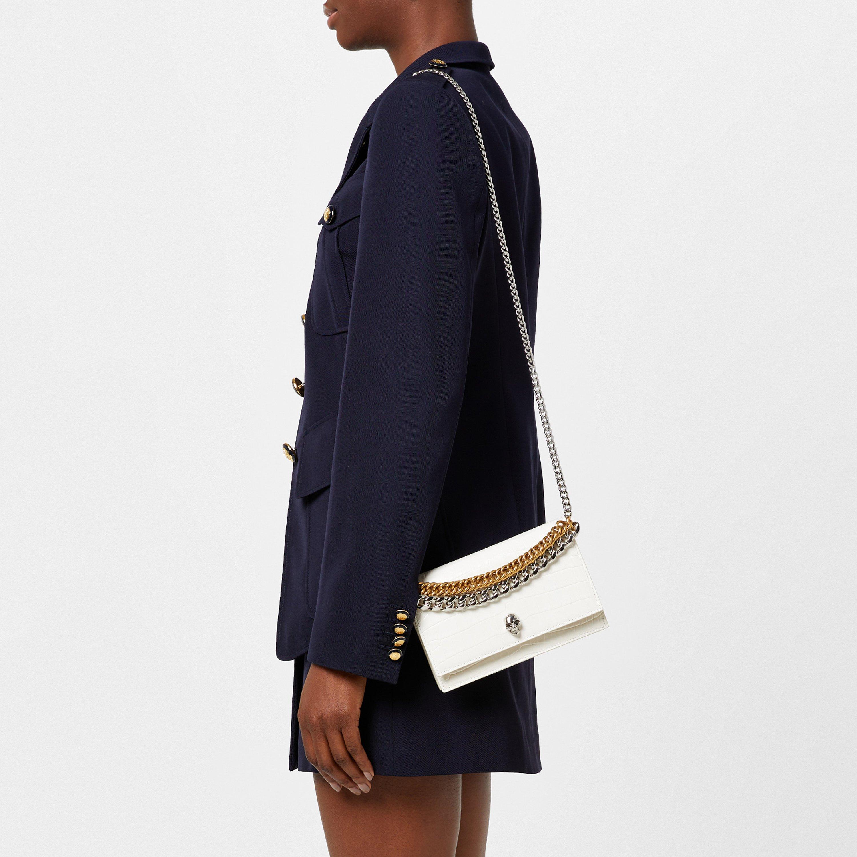 Alexander McQueen | Women's Asymmetrical Military Wool Stand Collar ...