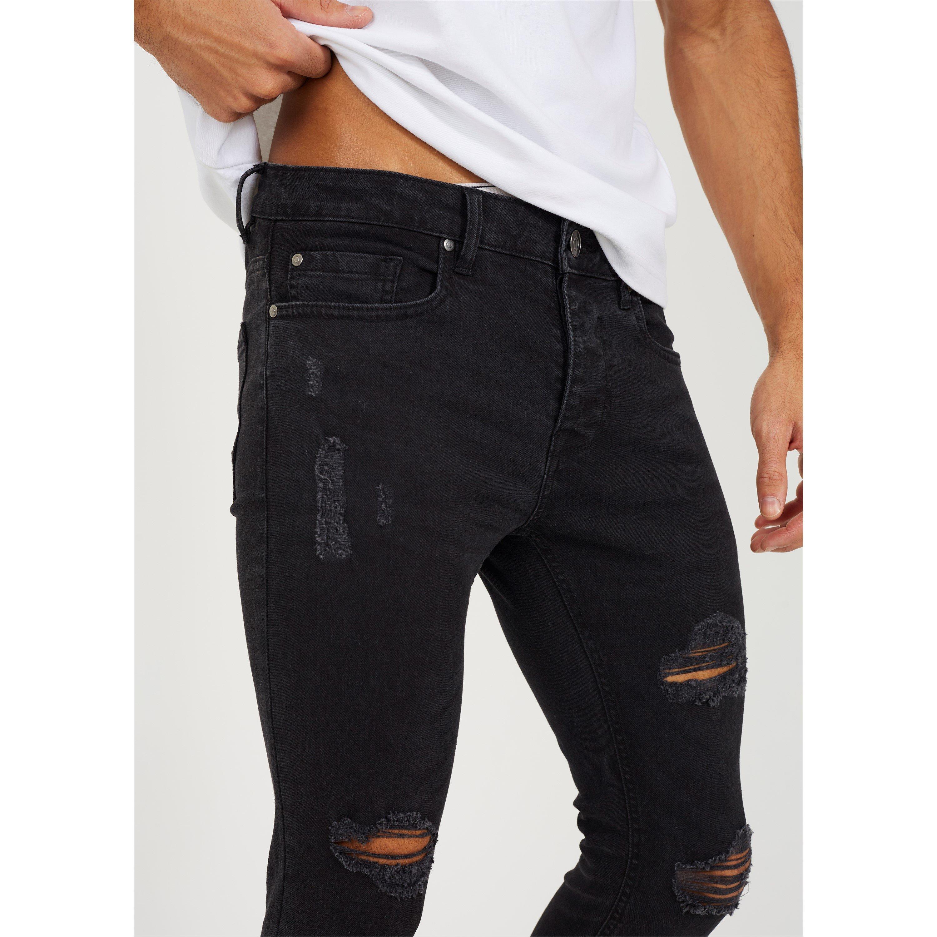 Brave Soul | Skinny Fit Jean with Knee Rips | Skinny Jeans | Sports Direct