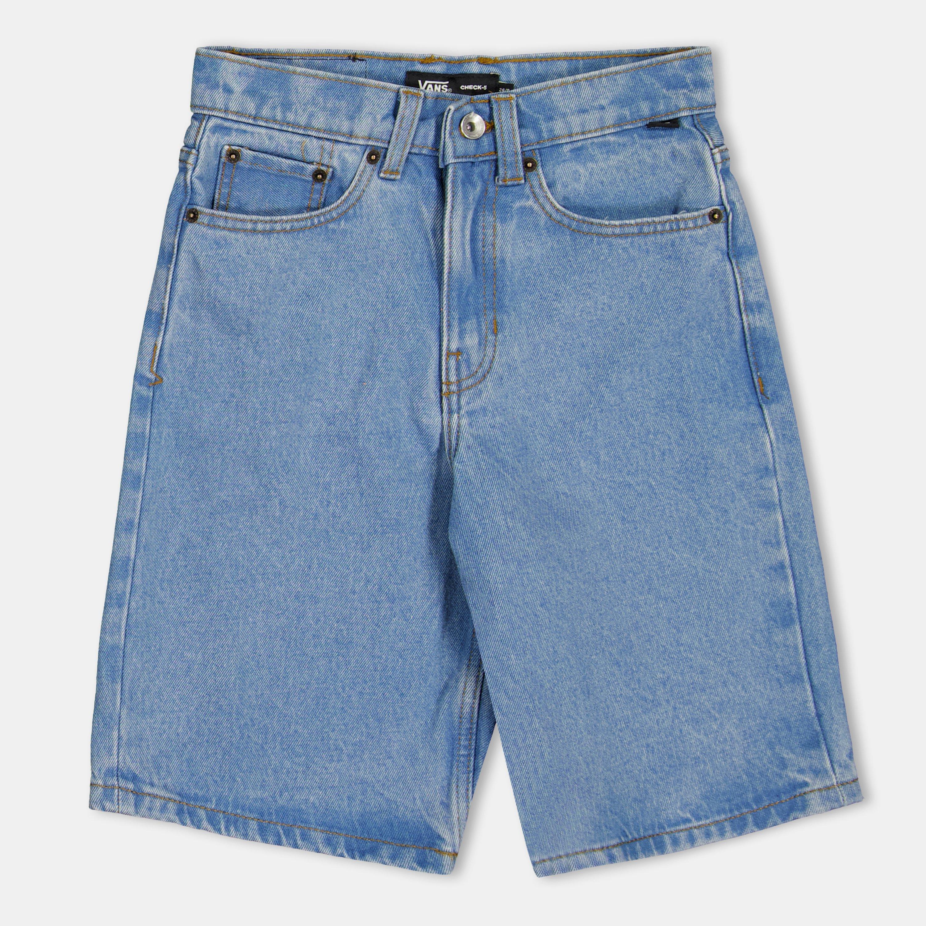 Vans | Check-5 Baggy Denim Short Stonewash Boys | Denim Shorts | FRASERS