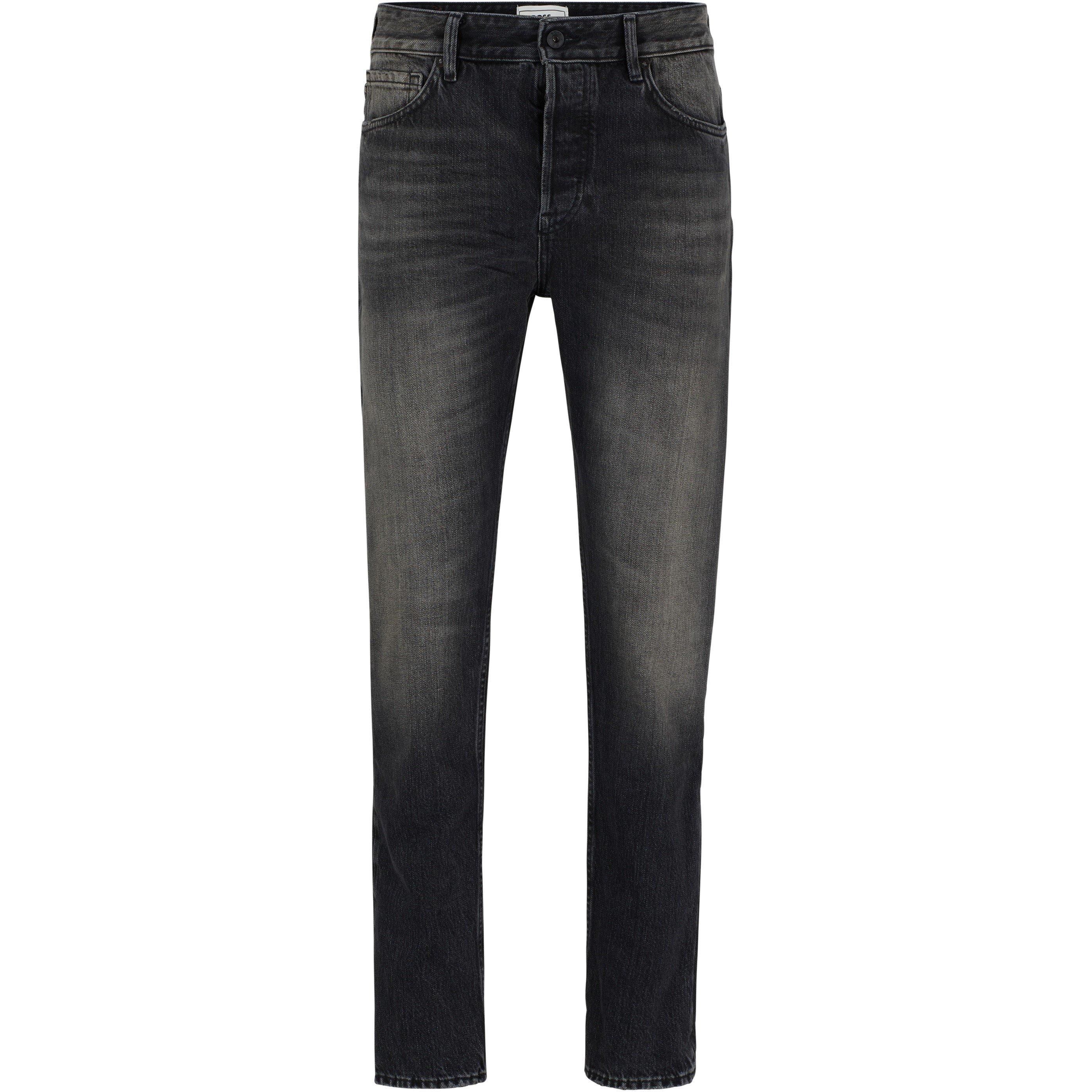 Boss Men's Tapered Fit Straight Leg Jeans | USC