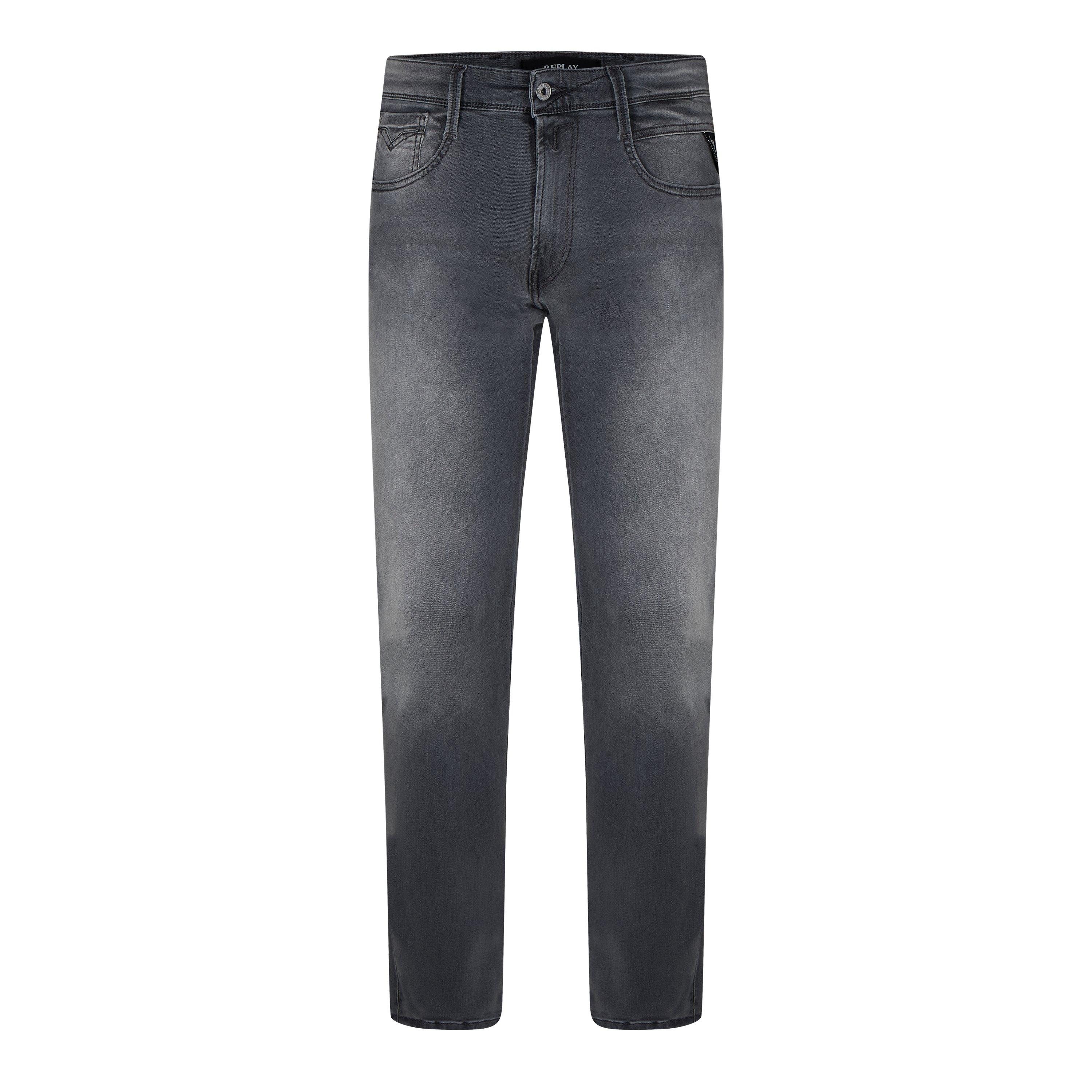 Replay | Men's PowerStretch Anbass Cotton Stretch Slim Fit Jeans | Slim ...