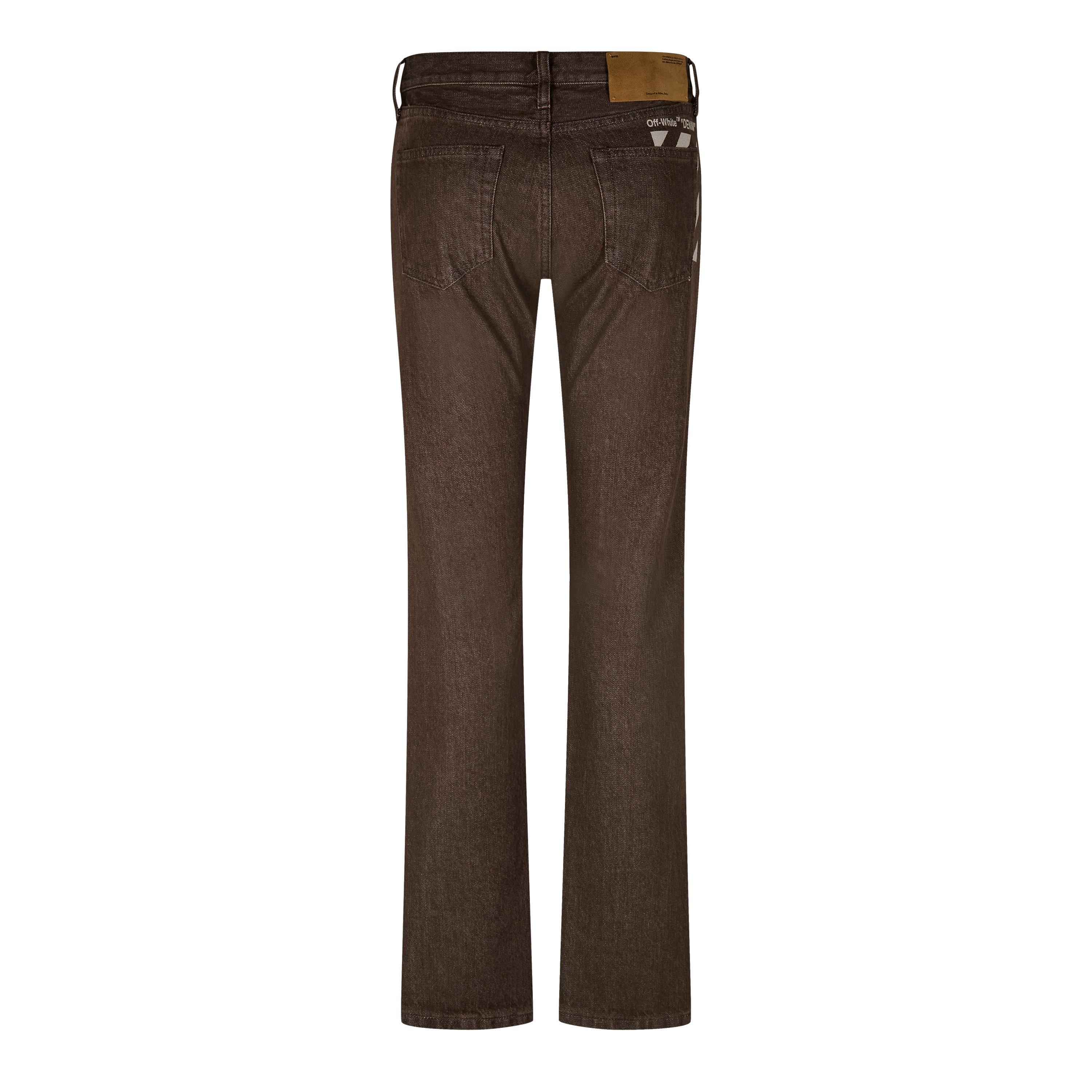 Off White | Diagonal Slim Fit Jeans | Slim Jeans | Sports Direct