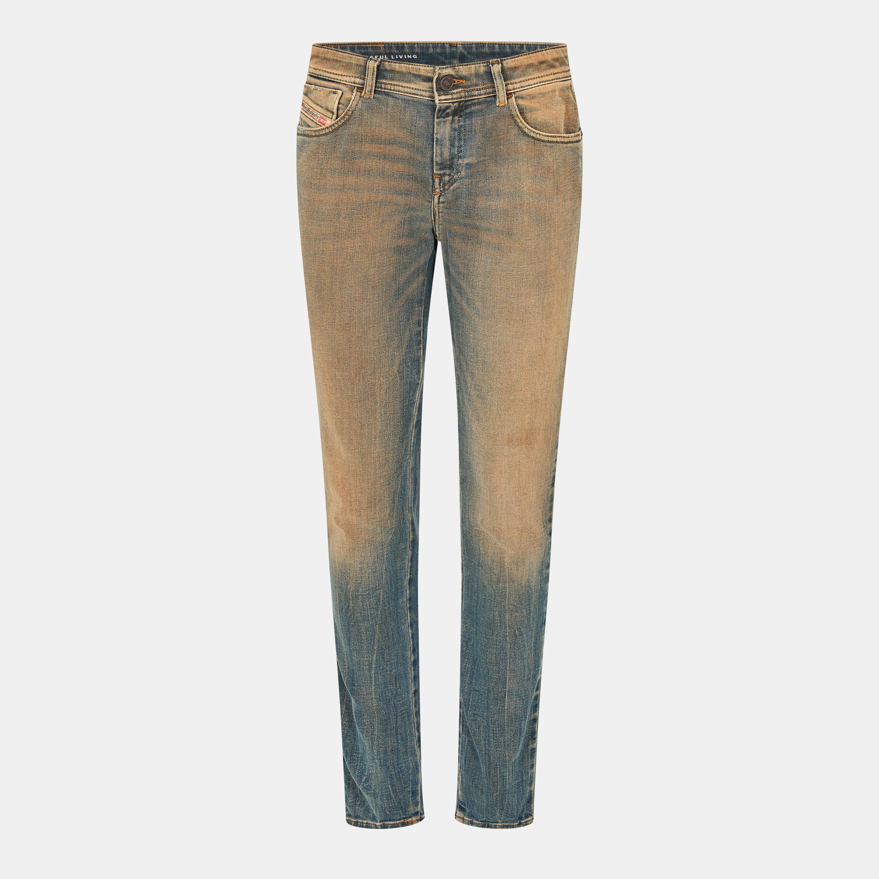 Diesel Jeans | Slandy Straight Low Rise Medium Wash Button Fly Slim Fit ...
