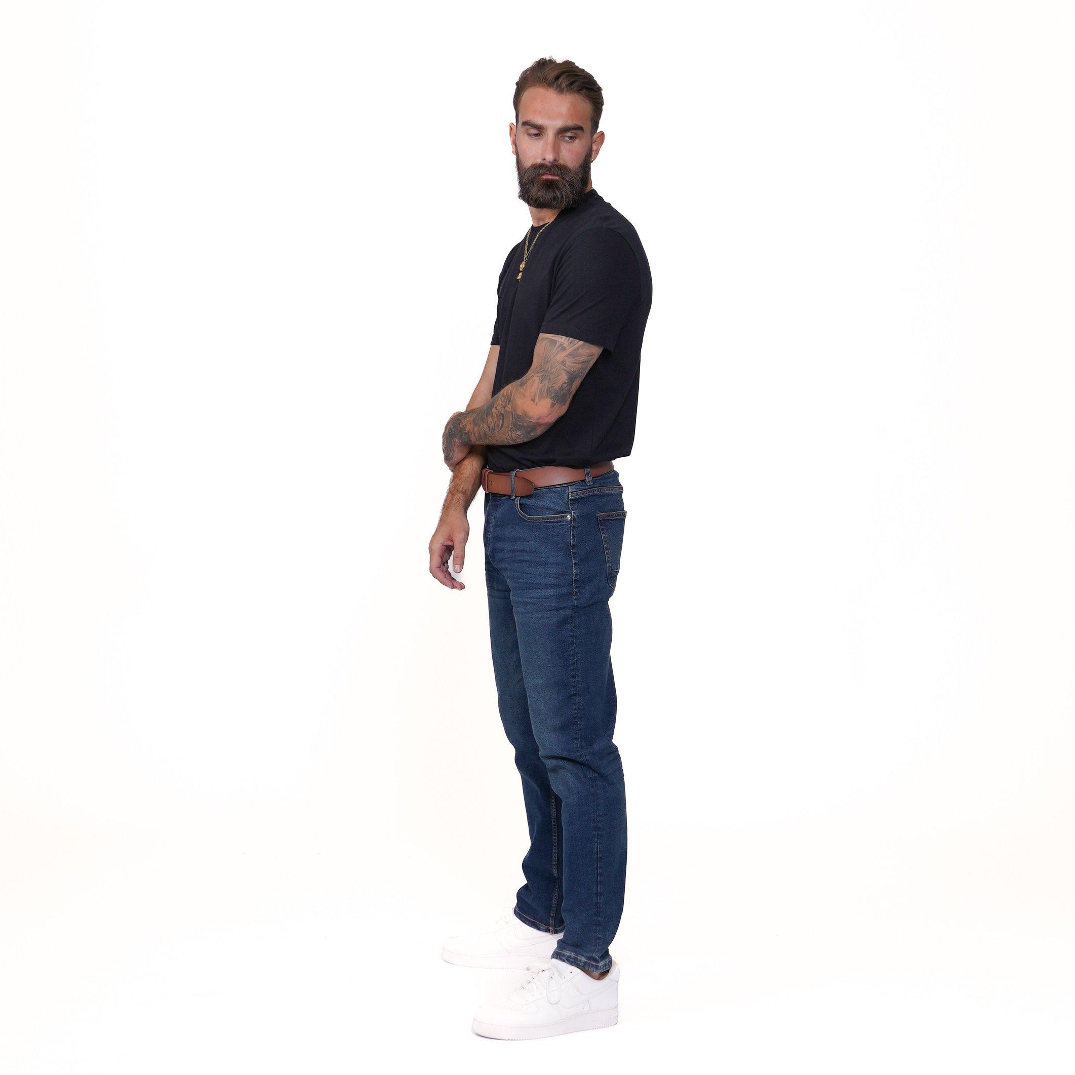 Firetrap | Firetrap Belted Jeans Mens | Straight Jeans | Sports Direct