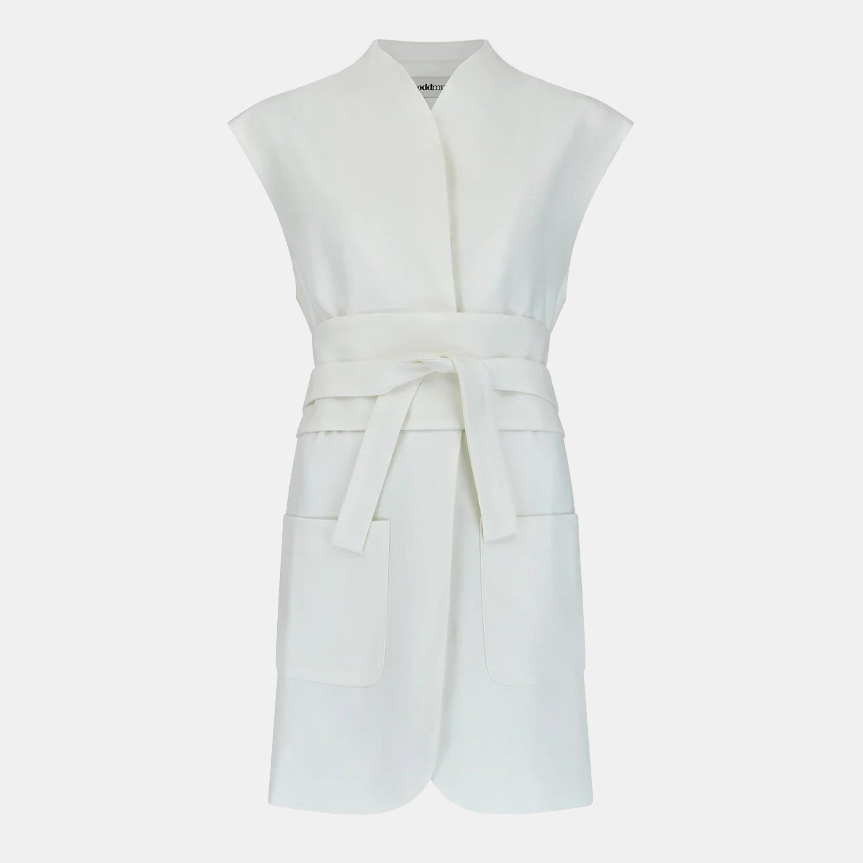 Odd Muse | Women's Ultimate V-Neck Cap Sleeve Belt Included Functional ...