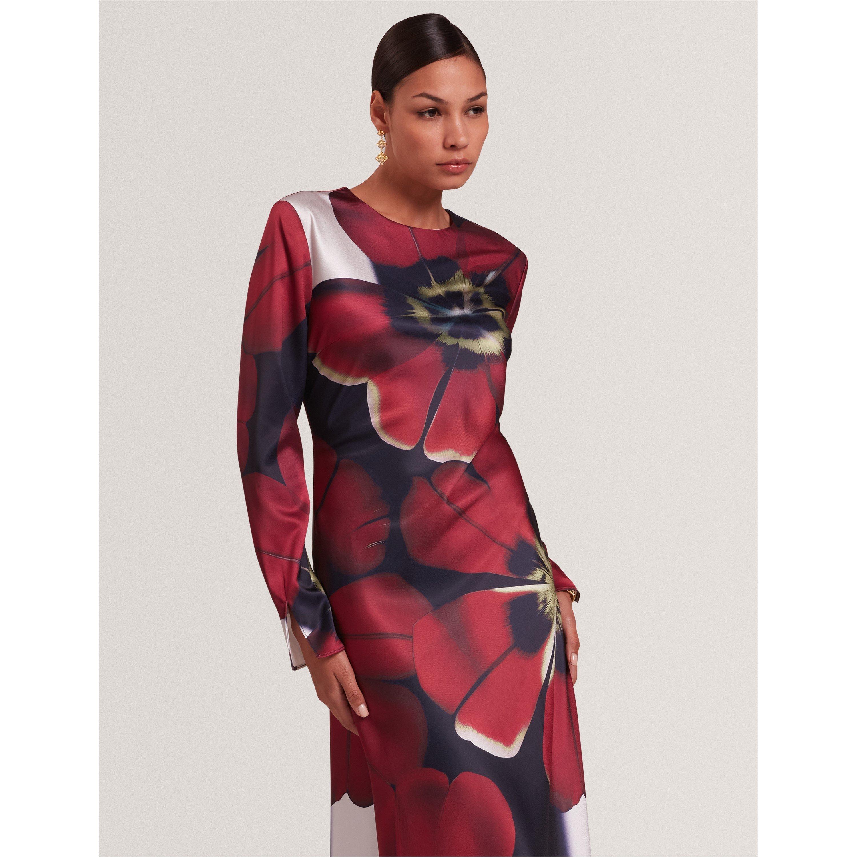 Ted Baker | Women's Long Sleeve Print Tea Dress | Tea Dresses | FRASERS
