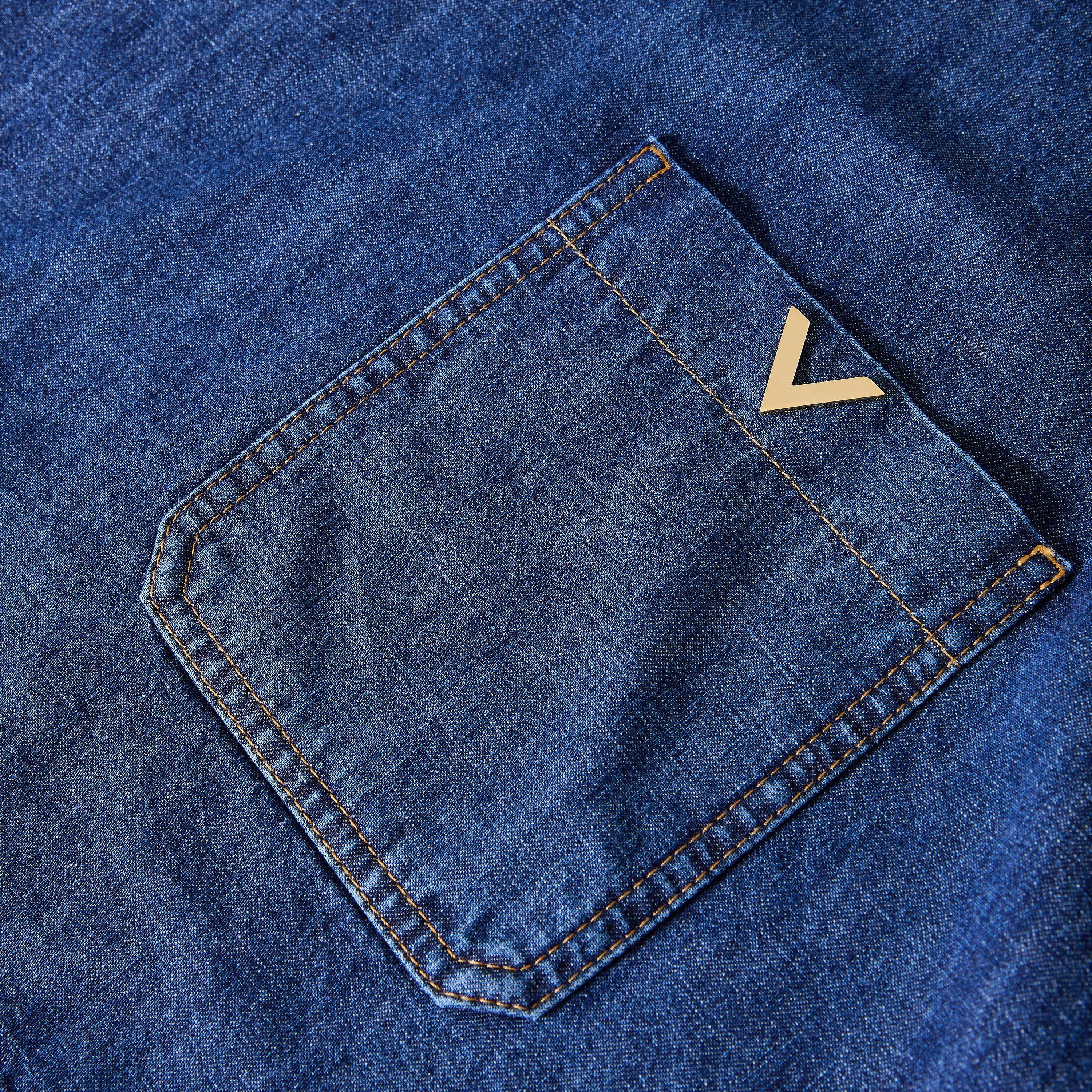 Valentino Val Chambray Shirt Ld63 | Flannels