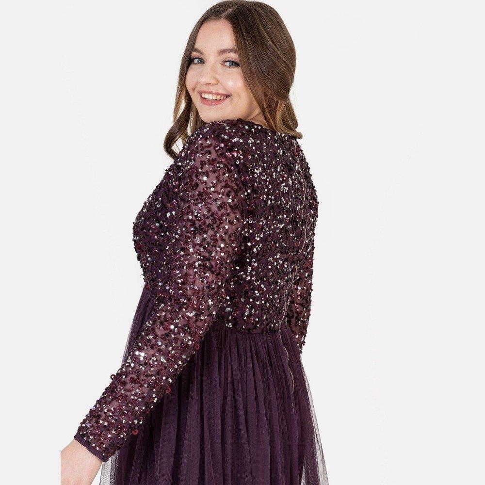 Maya Deluxe Maya Faux Wrap Front Embellished Maxi Dress | FRASERS