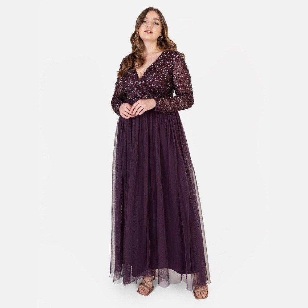 Maya Deluxe Maya Faux Wrap Front Embellished Maxi Dress | FRASERS