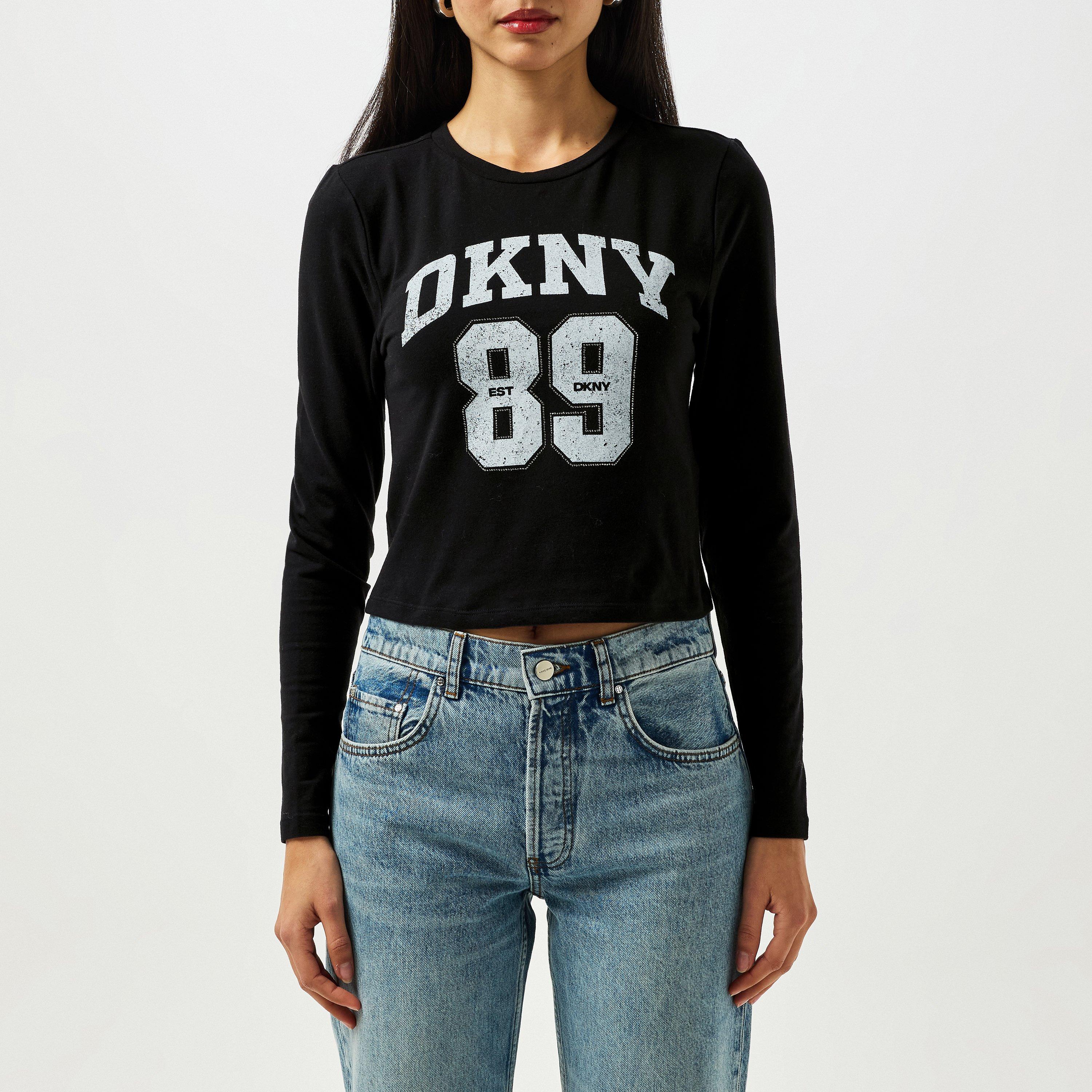 DKNY | 1989 Logo Long Sleeve T-Shirt | Long Sleeve T-Shirts | USC