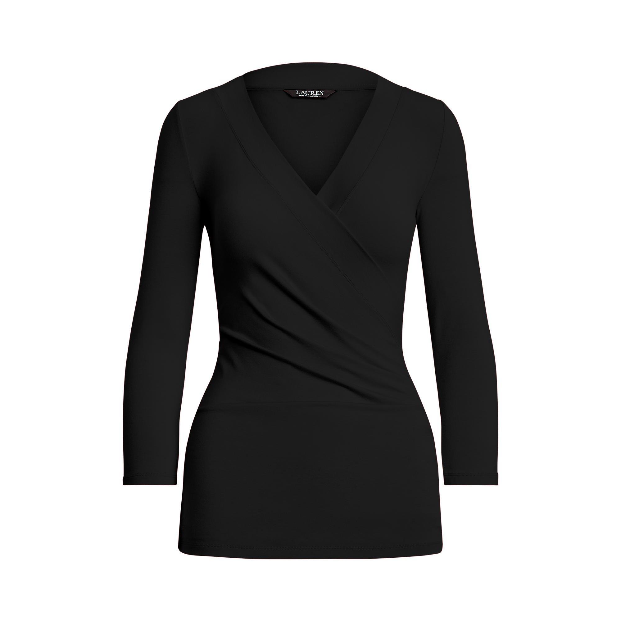 Lauren by Ralph Lauren Alayja Wrap Top | FRASERS