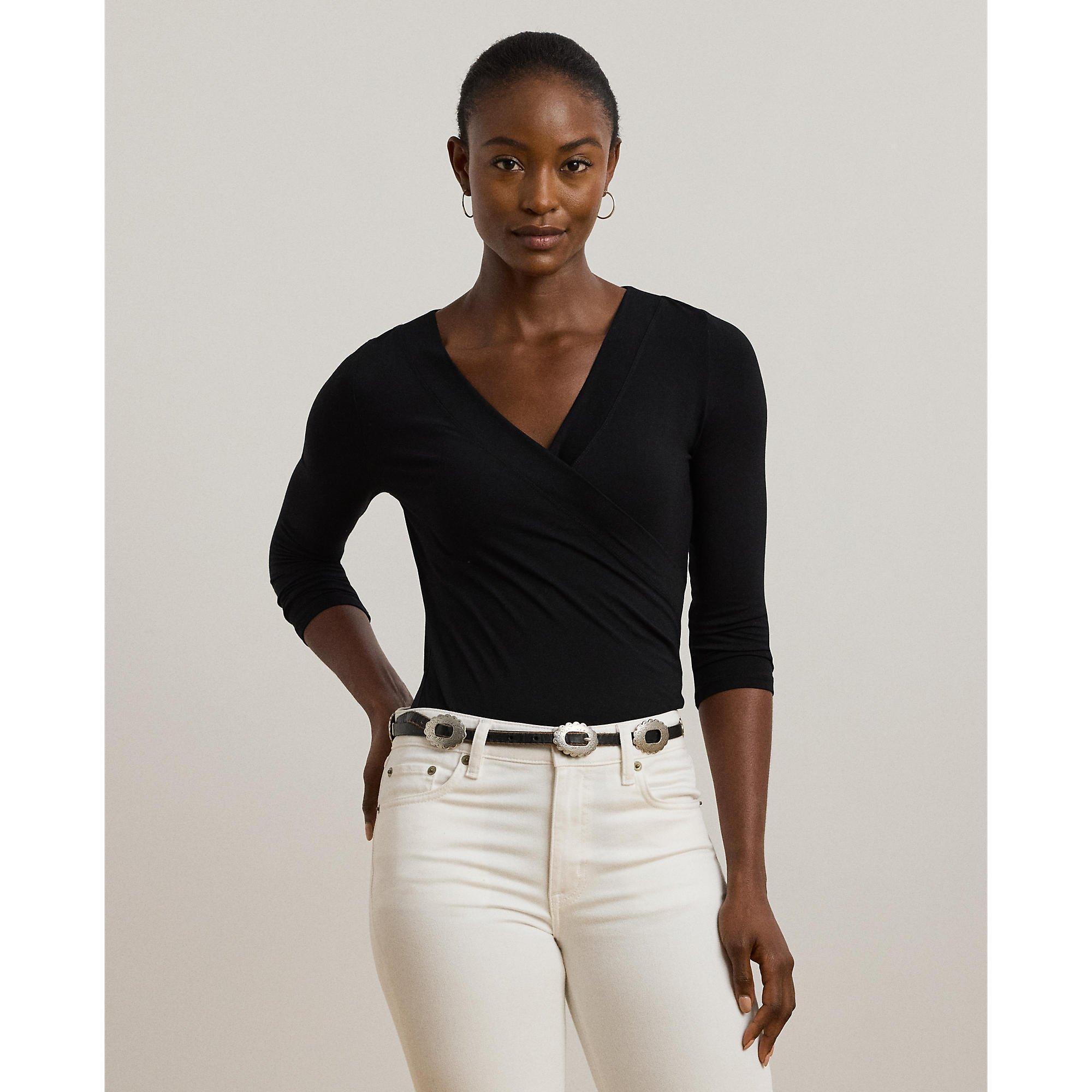 Lauren by Ralph Lauren Alayja Wrap Top | FRASERS