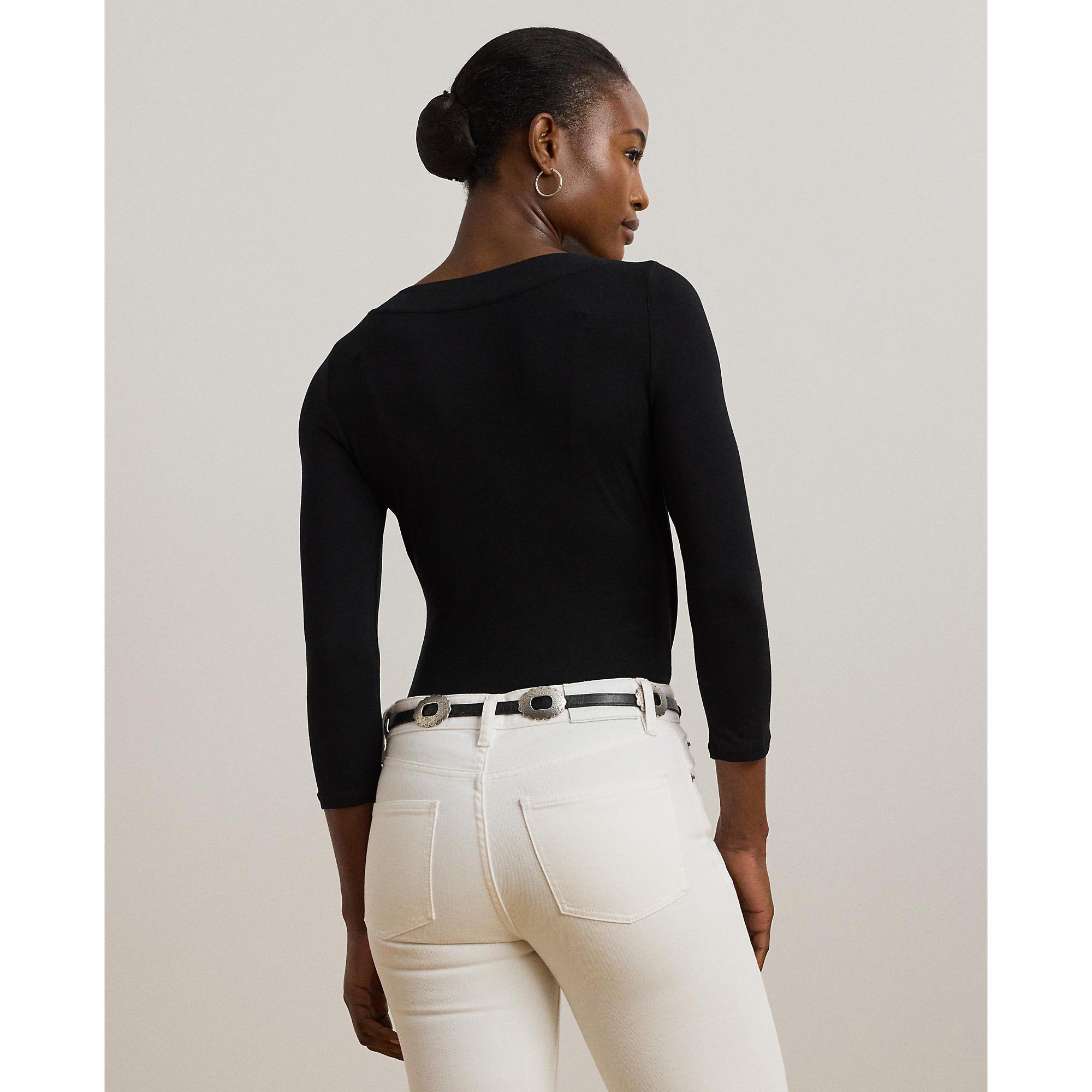 Lauren by Ralph Lauren Alayja Wrap Top | FRASERS