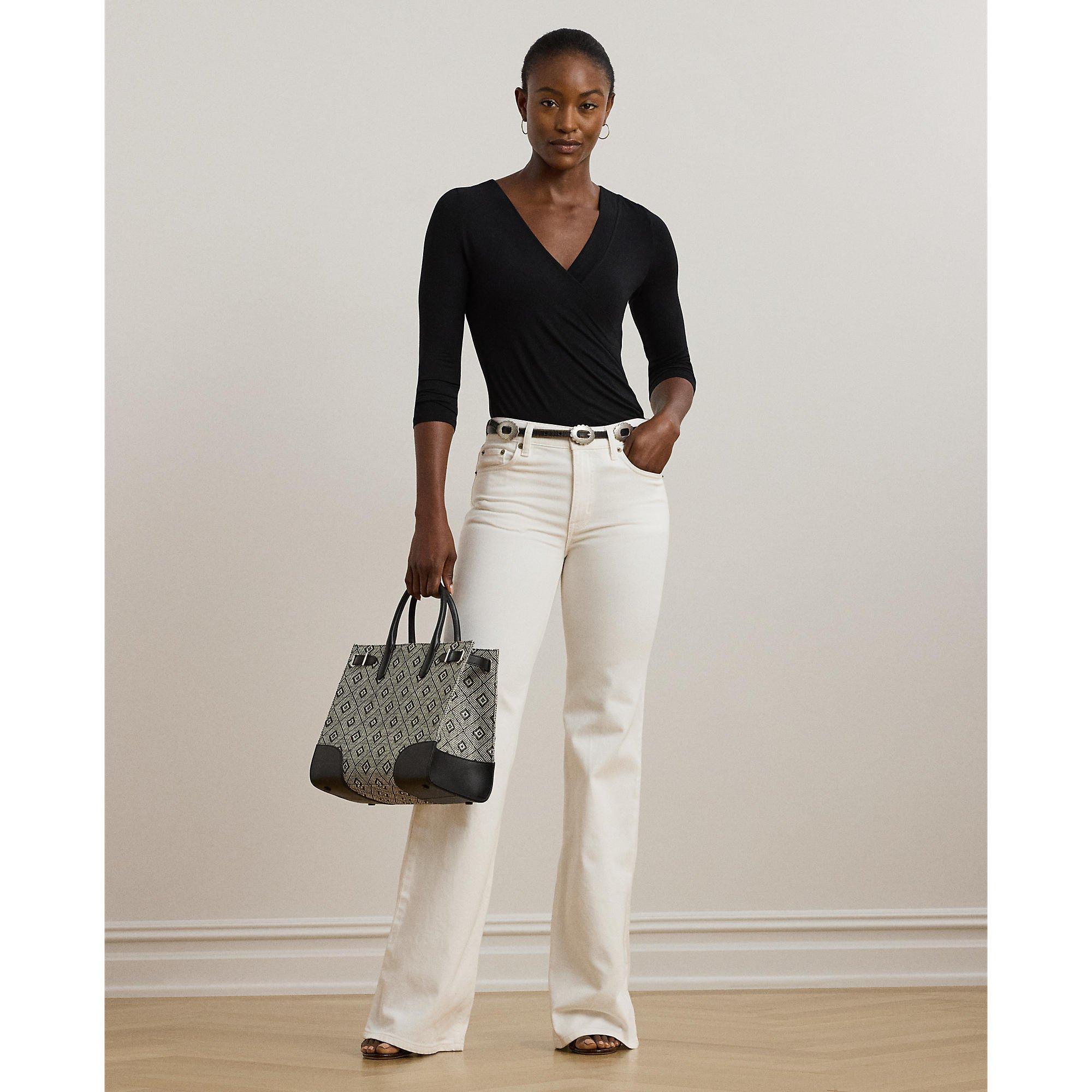 Lauren by Ralph Lauren Alayja Wrap Top | FRASERS