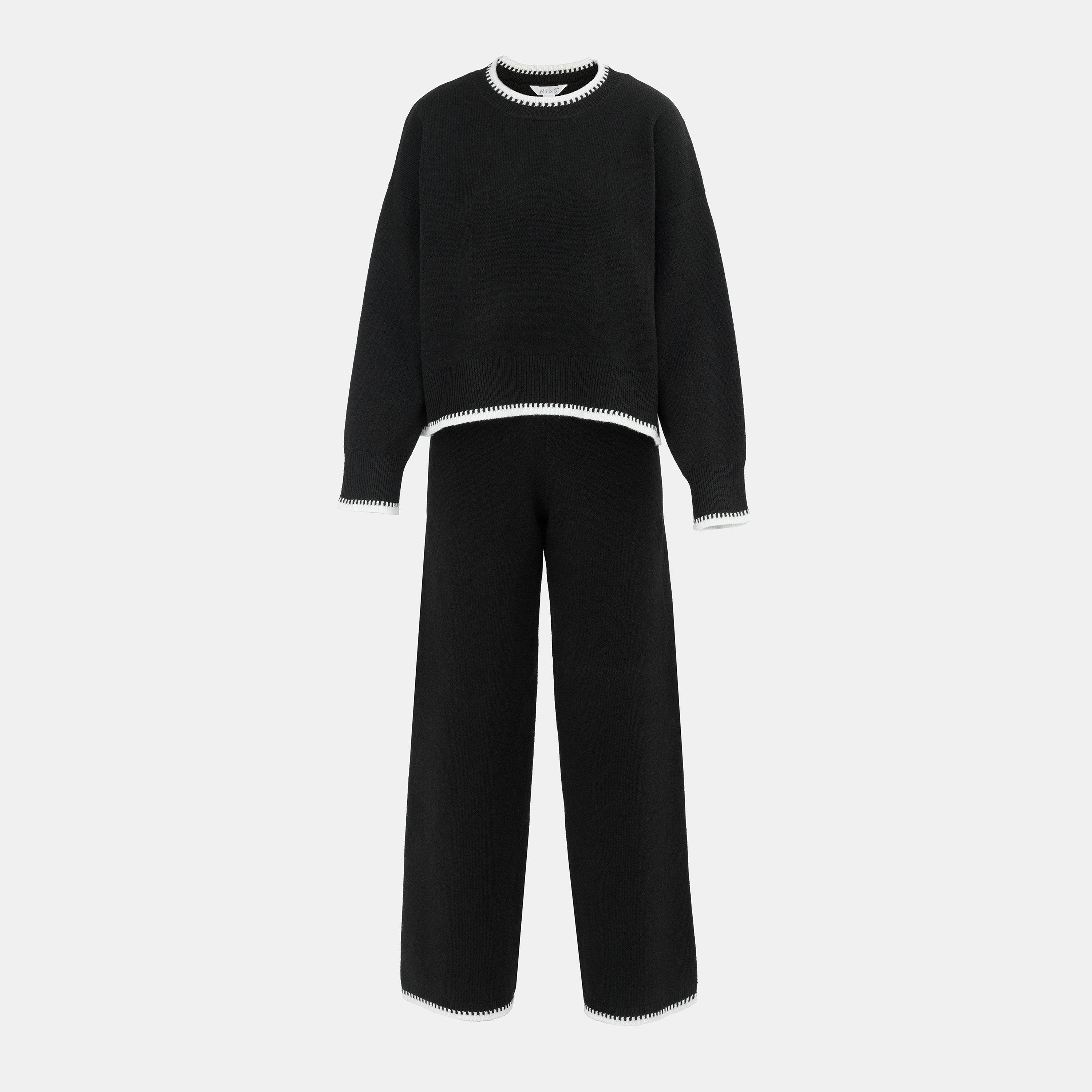 Miso Long sleeve Contrast Hem Set Knitwear Women | FRASERS
