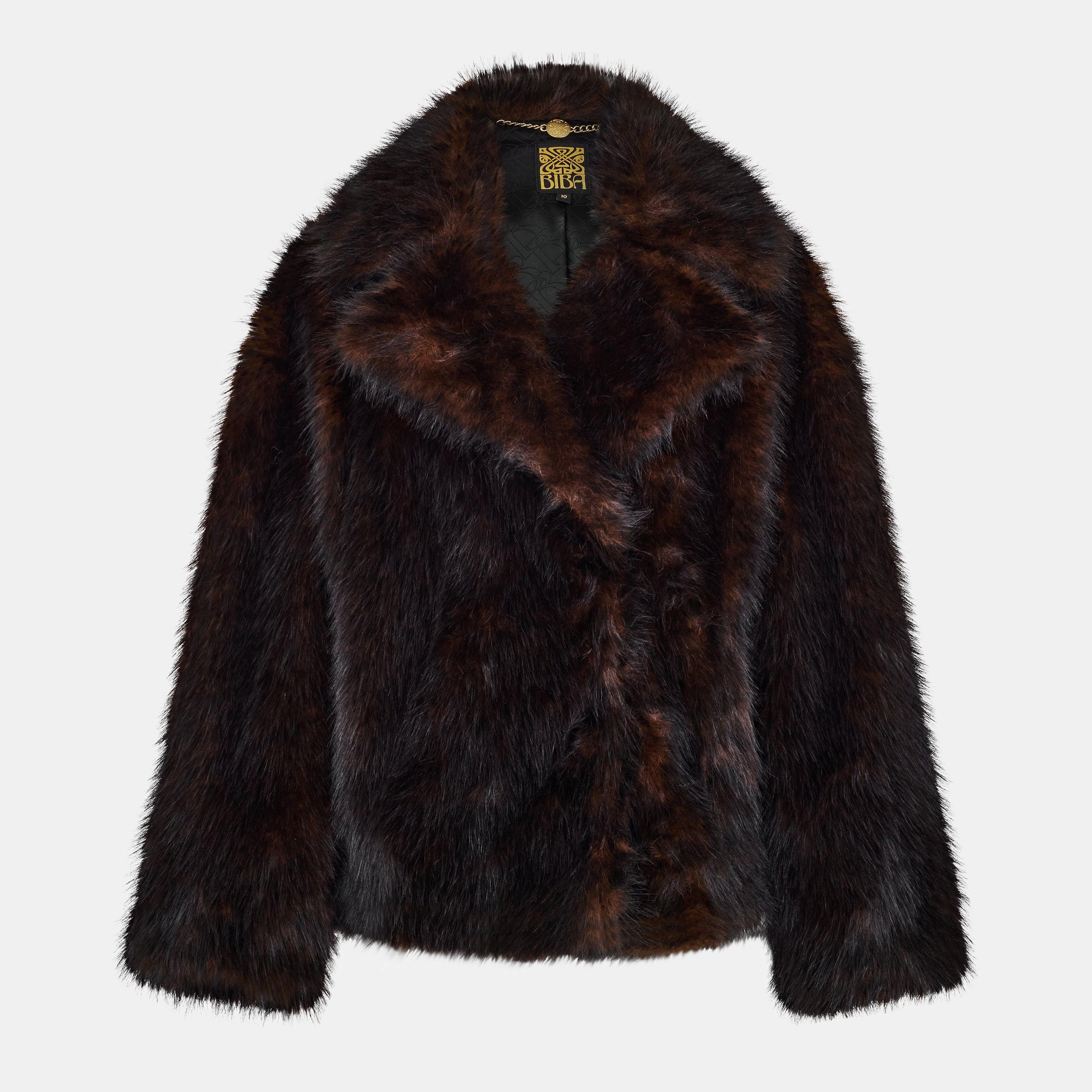 Biba Women's Faux Fur Relaxed Fit Teddy Coat | FRASERS