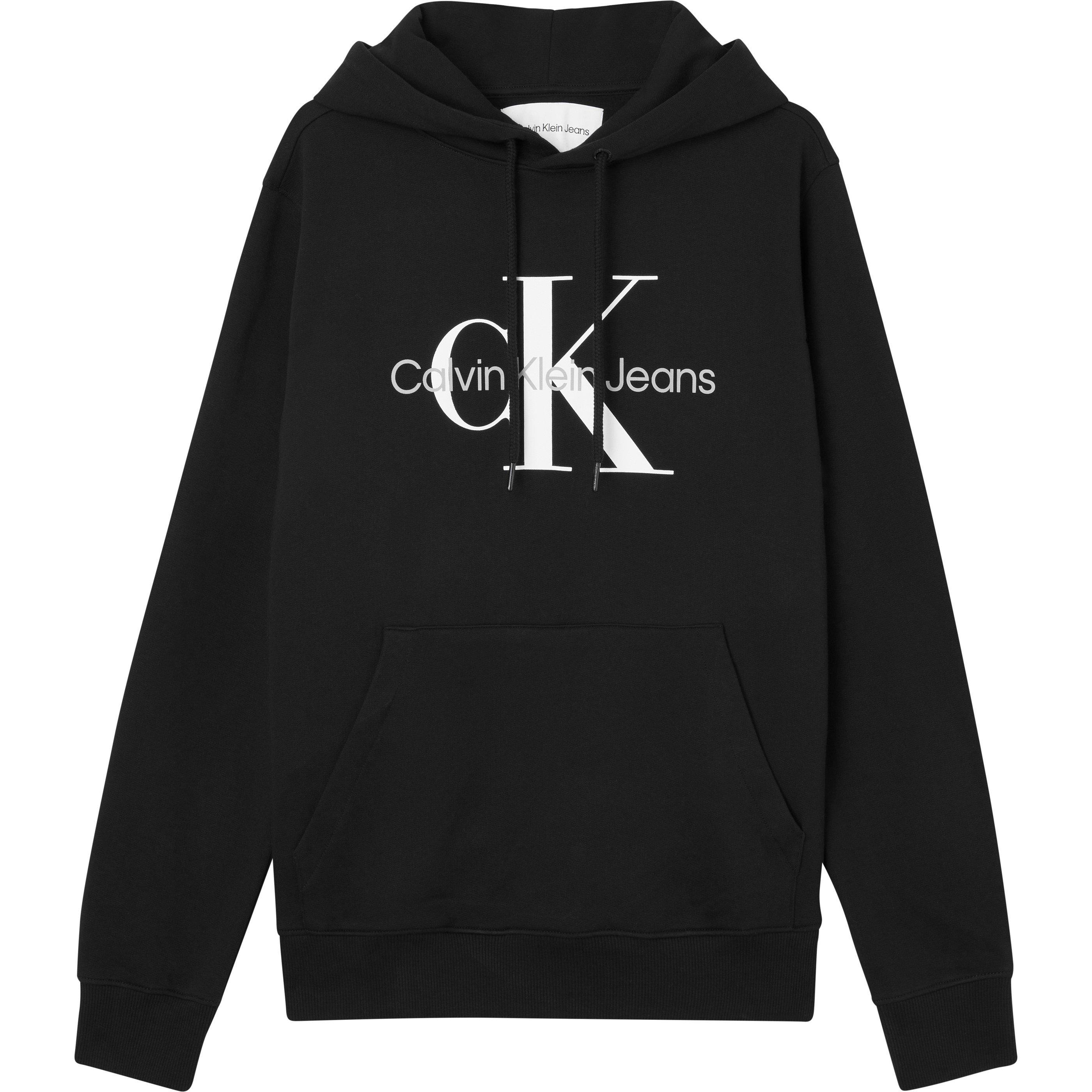 Calvin klein monogram box logo hoodie store