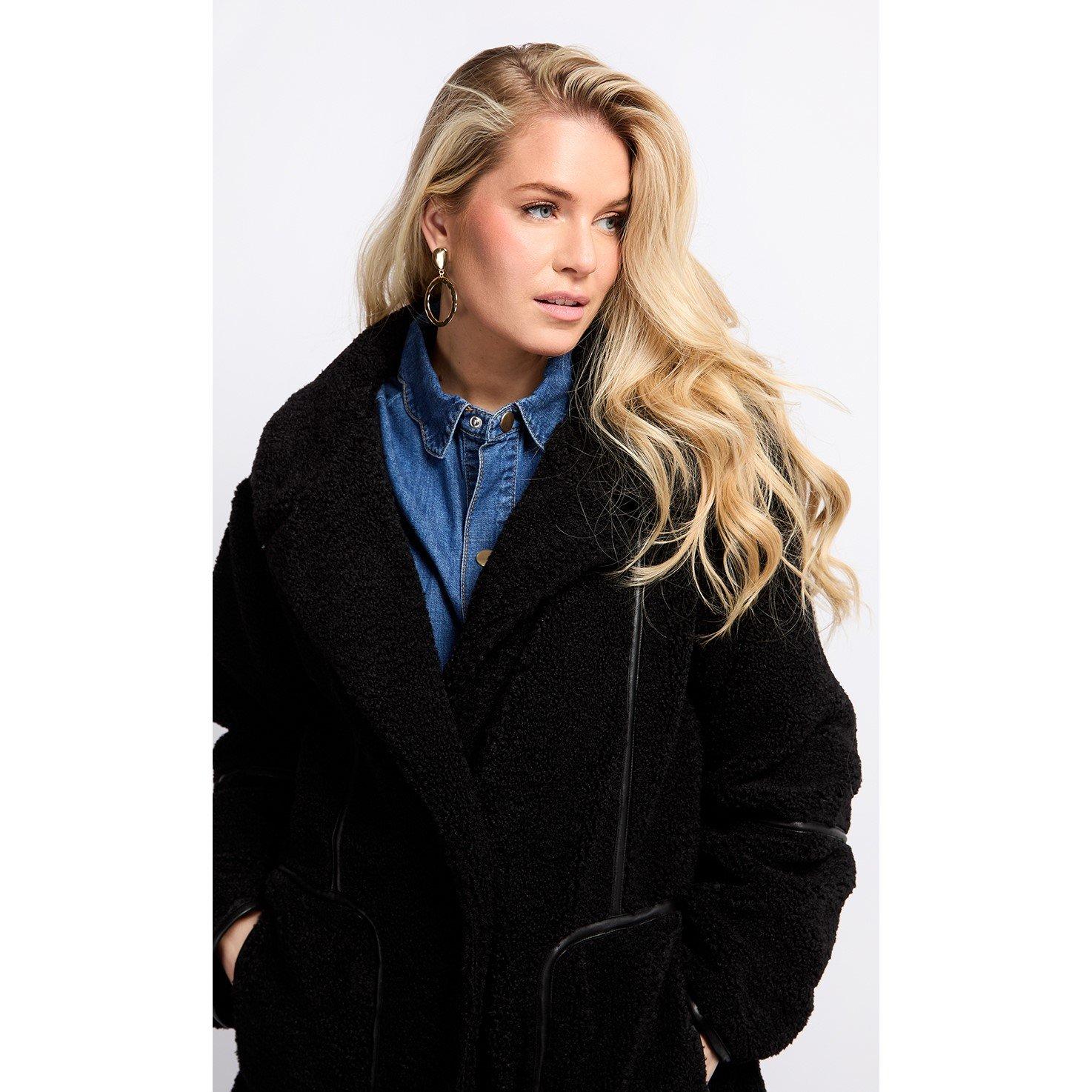 Little Mistress | Textured Sherpa Jacket | Sherpa Jackets | FRASERS