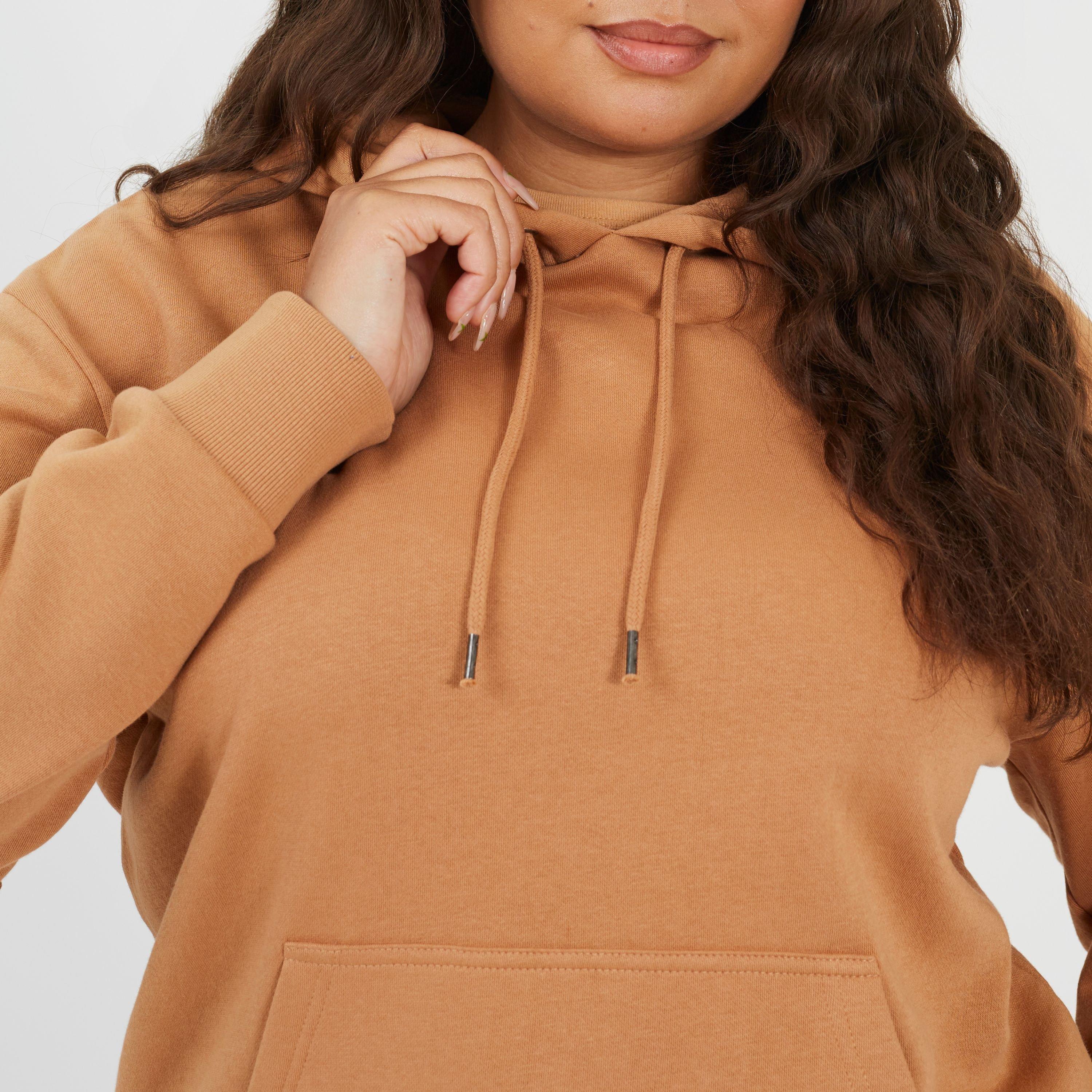 Brave Soul Plus Size Pullover Hooded Sweatshirt with Kangaroo Pocket ...