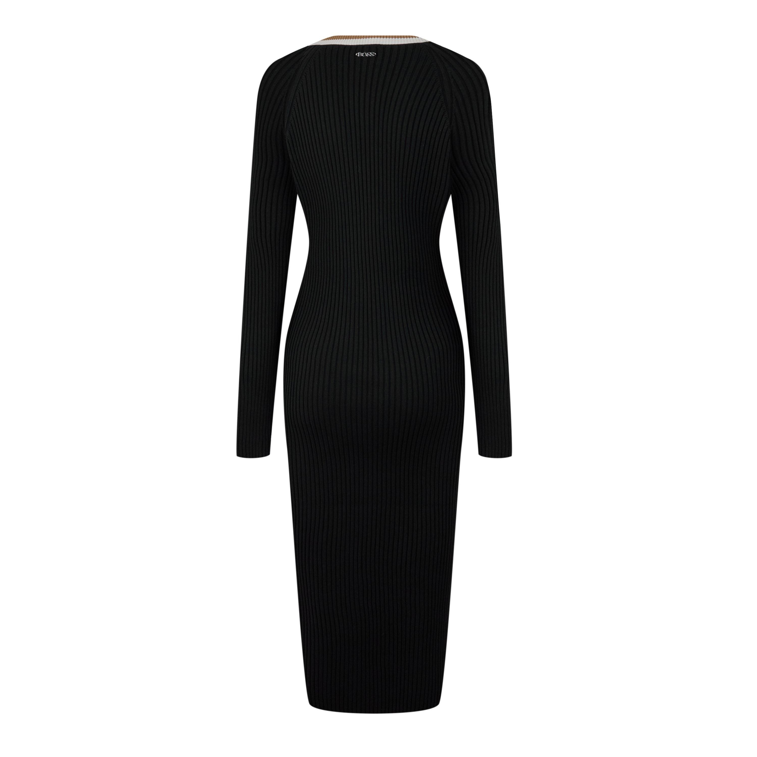 Boss | Women's Ficina Knitted Dress, Figure-Flattering Design | Knitted ...