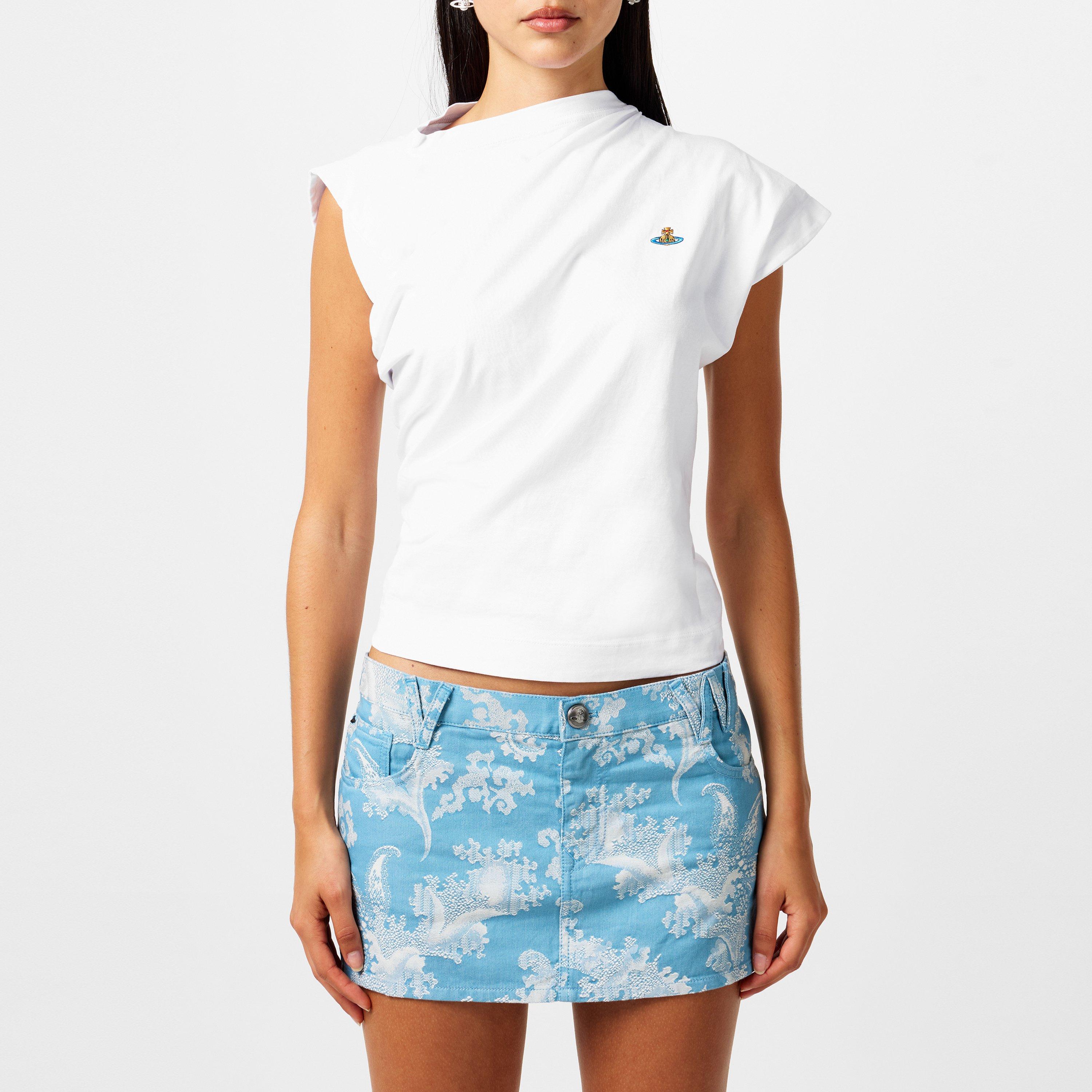 Vivienne Westwood | Women's Logo Cotton Hebo Top T-Shirt | Slim Fit T ...