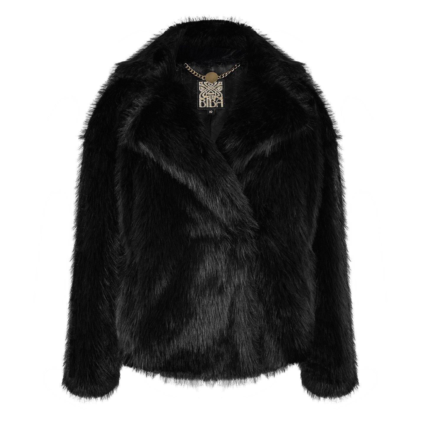 Biba Women's Short Faux Fur Long Sleeve Coat | FRASERS