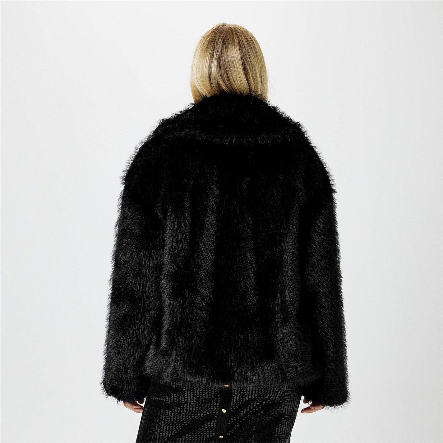 Biba Women's Short Faux Fur Long Sleeve Coat | FRASERS