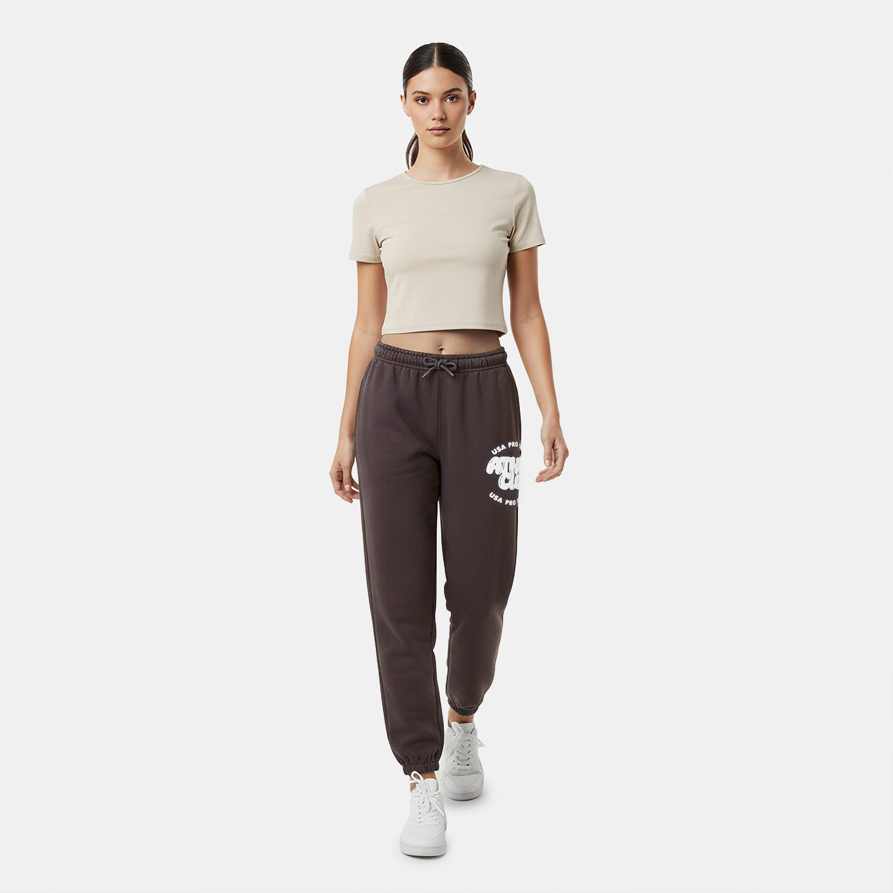 USA Pro Women's Graphic Closed Hem Fleece Joggers | FRASERS