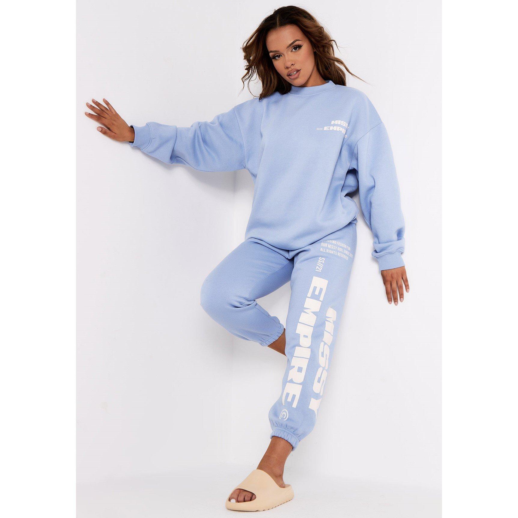 Missy Empire | Missy Empire Slogan Joggers | Closed Hem Fleece Jogging ...