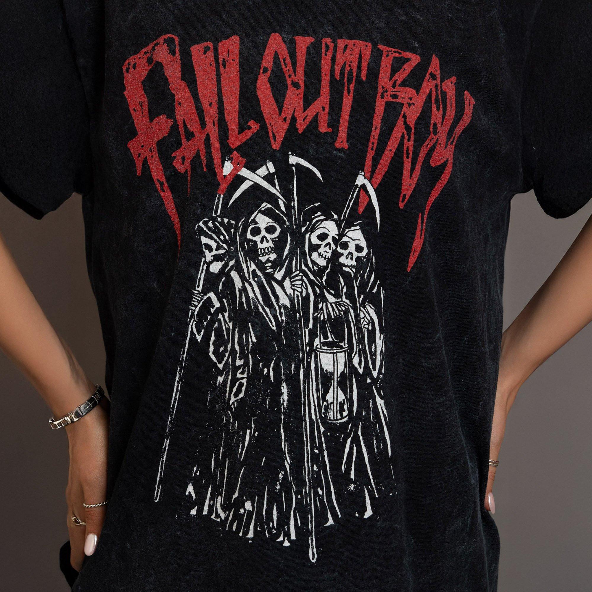 Daisy Street | Daisy Street Fall Out Boy Reapers Black Vintage T-shirt ...