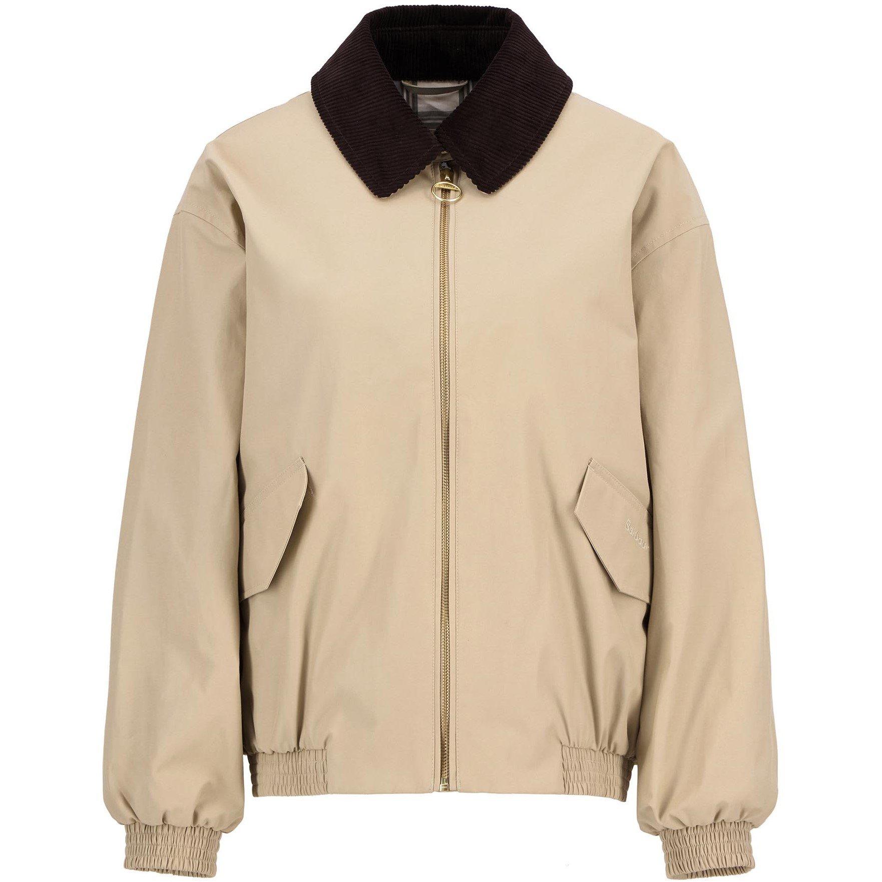 Barbour Women's Anna Waterproof Hip Length Long Sleeve Barn Jacket ...