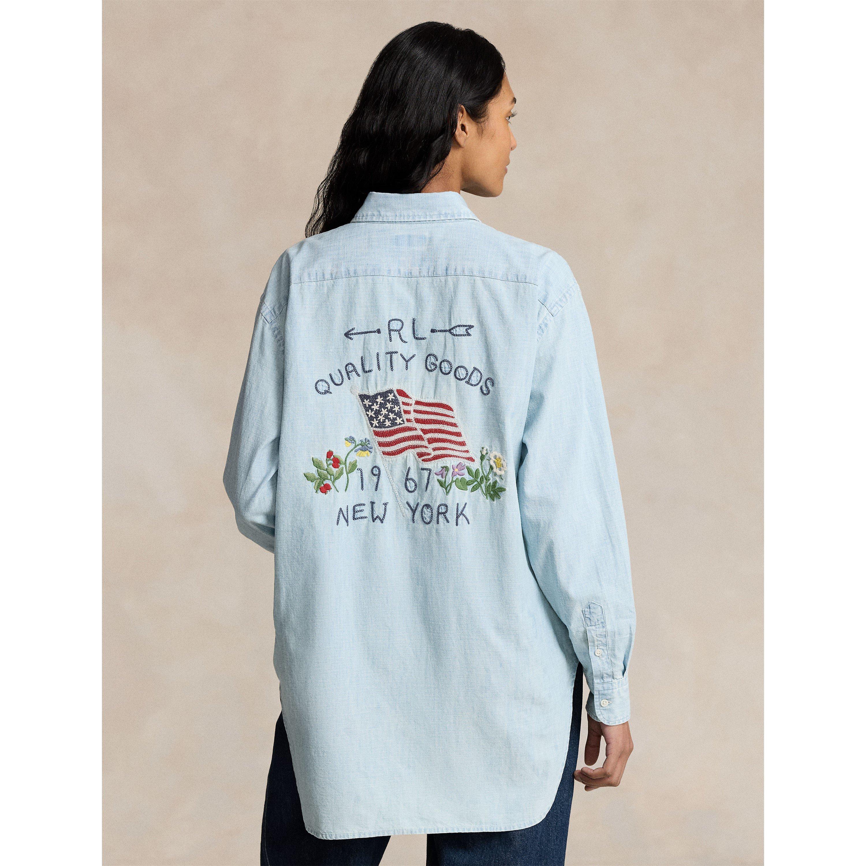 Polo Ralph Lauren Embroidered Rl-67 Shirt | FRASERS