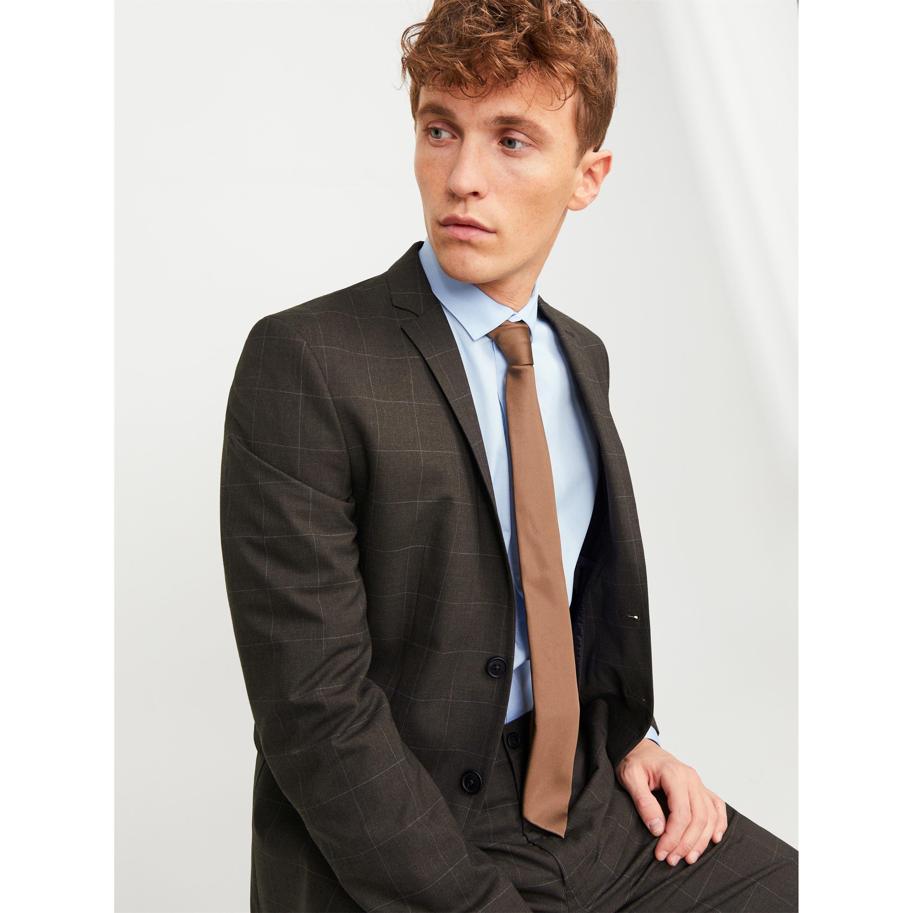 Jack and Jones Men's Chequered Structured Blazer | FRASERS