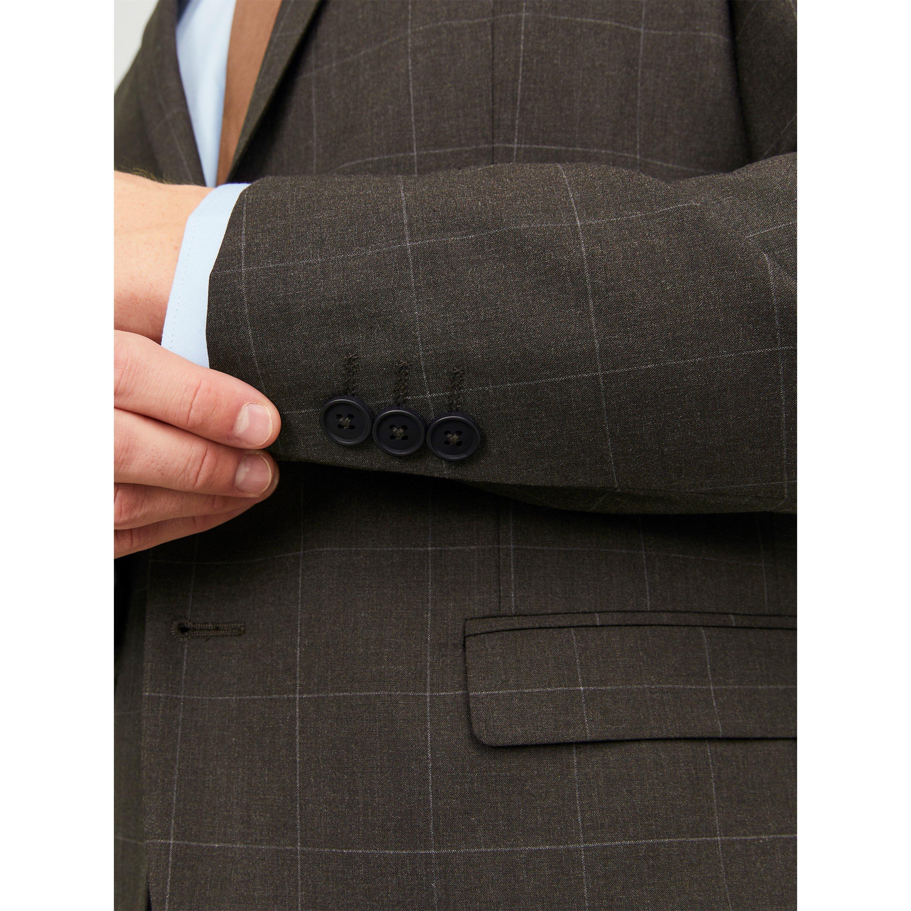 Jack and Jones Men's Chequered Structured Blazer | FRASERS