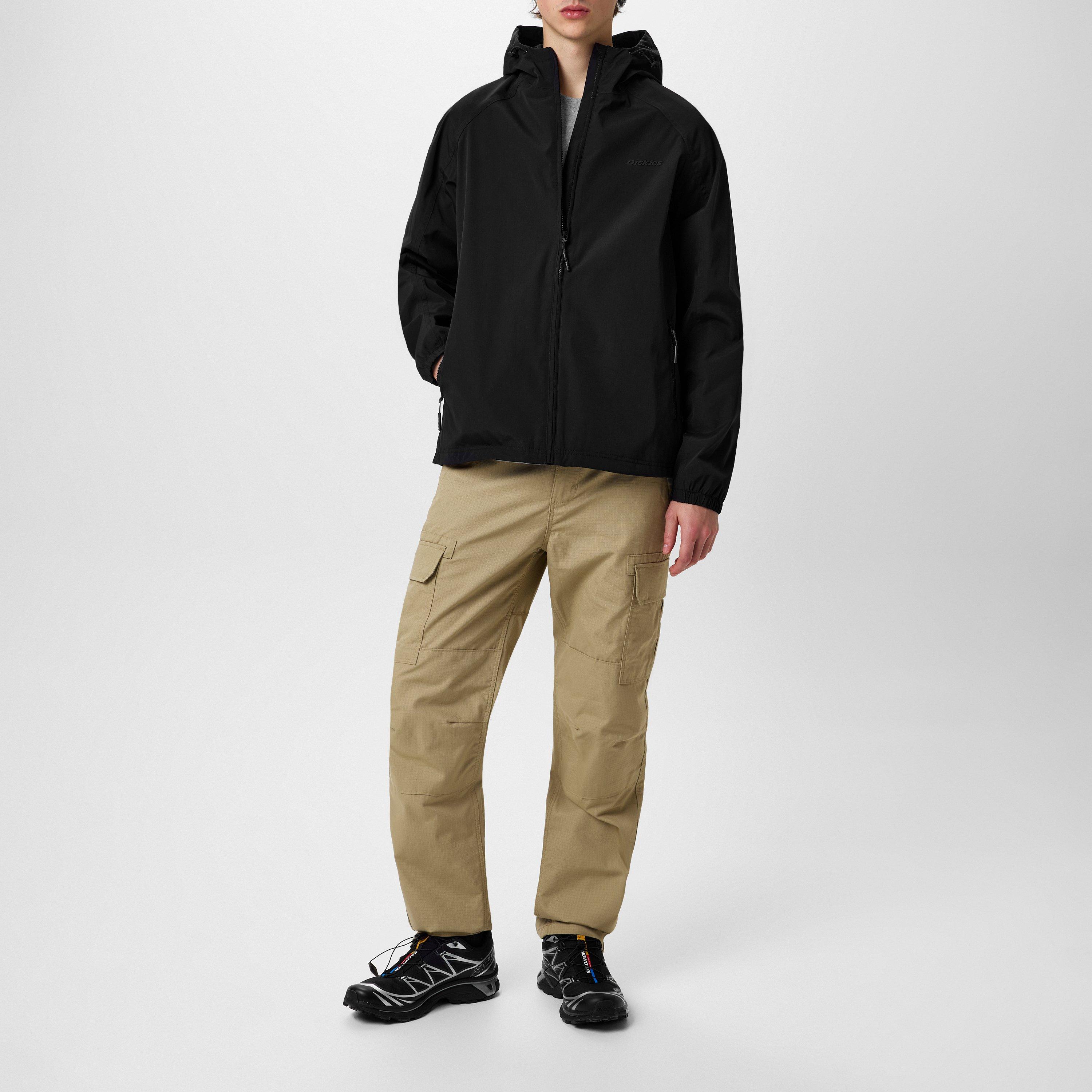 Dickies | Men's Ronan Water Resistant Hooded Long Sleeve Rain Anorak ...