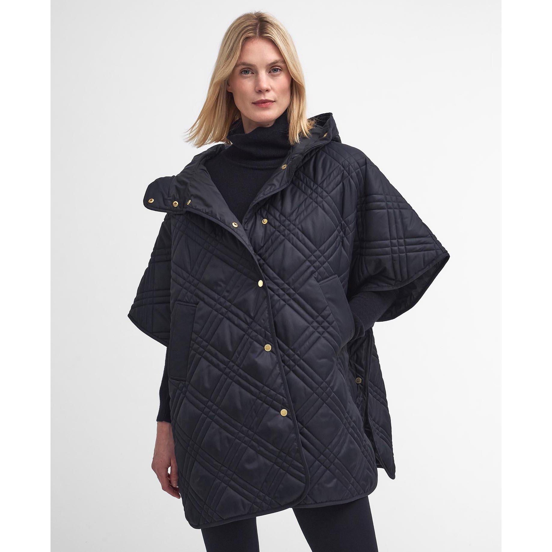 Barbour | Women's Astor Tartan Quilted Cape | Quilted Jackets | FRASERS