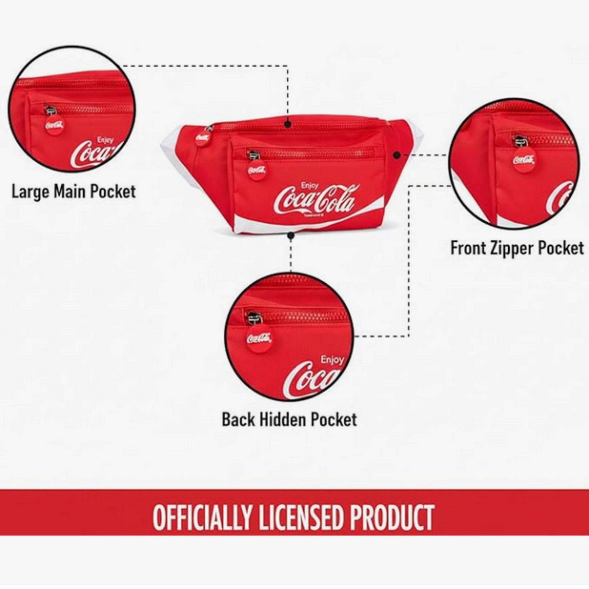 Coca Cola Coca-Cola Officially Licensed Waist Bag Unisex | FRASERS