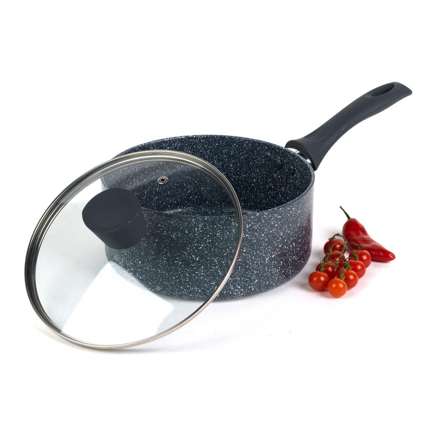 Russell Hobbs Stone 20cm Non-Stick Pressed Aluminium Induction Saucepan ...
