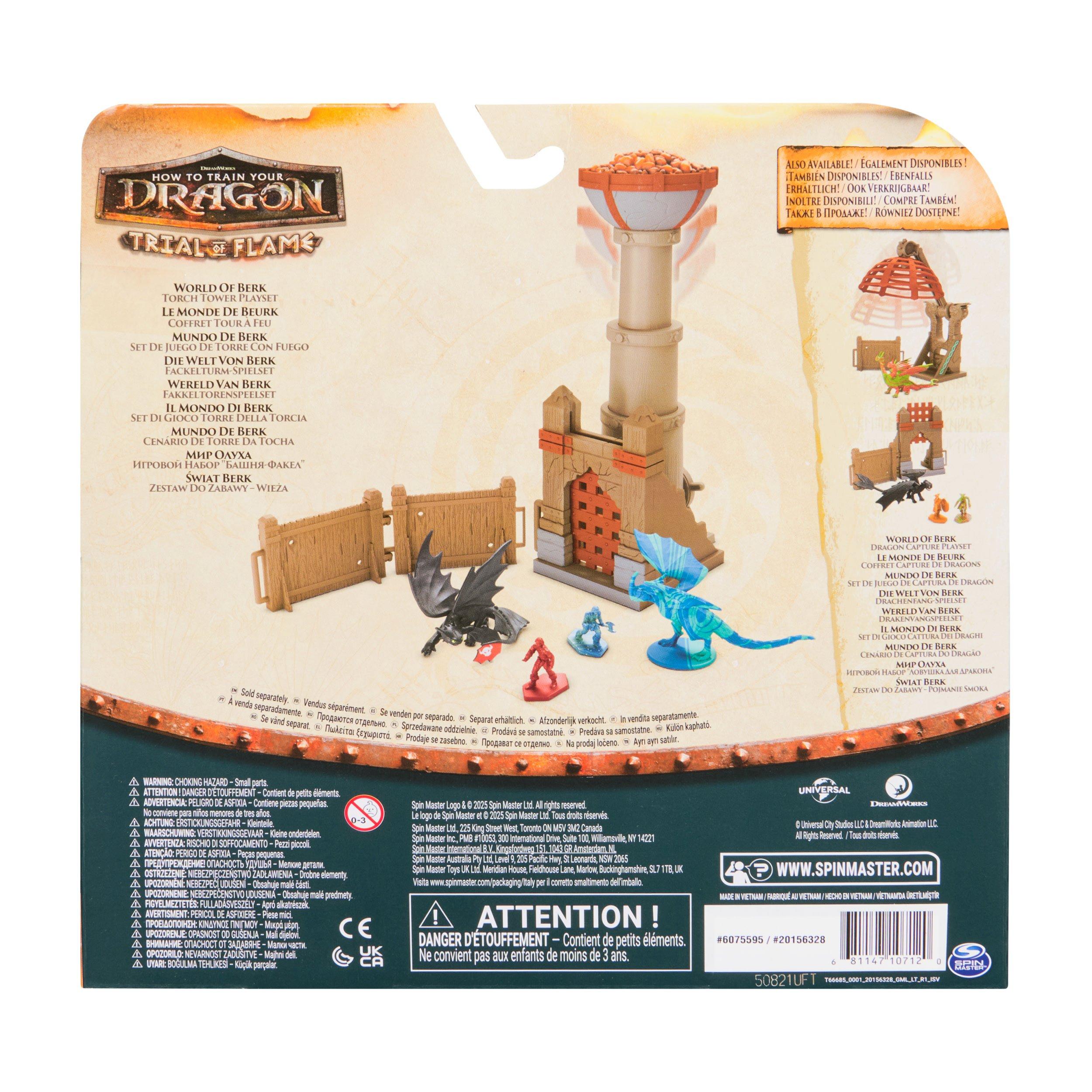 HTTYD World of Berk: Torch Tower How to Train Your Dragon Playset | FRASERS
