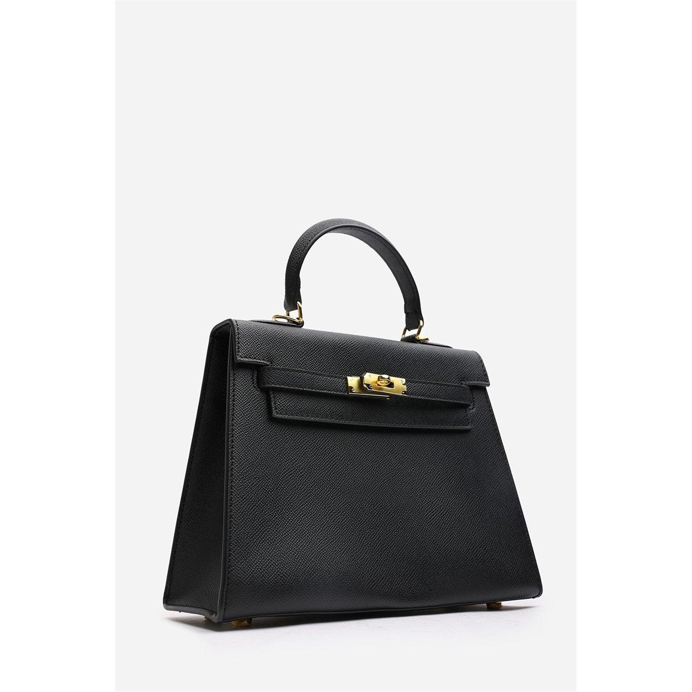Where’s That From | Top Handle Satchel Mini Tote Bag with Turn-Lock ...
