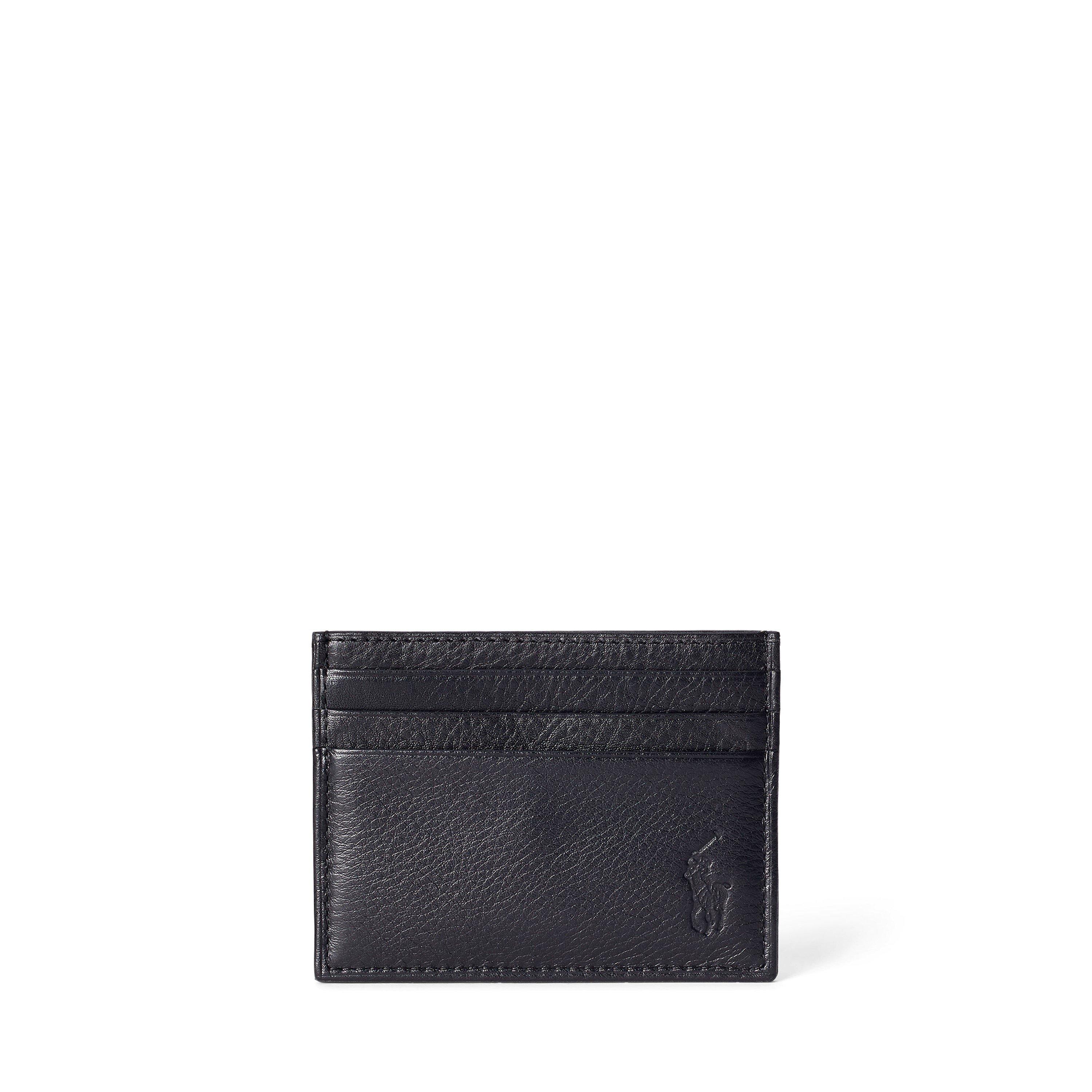 Polo Ralph Lauren Mens Pebble Leather Card Holder | FRASERS