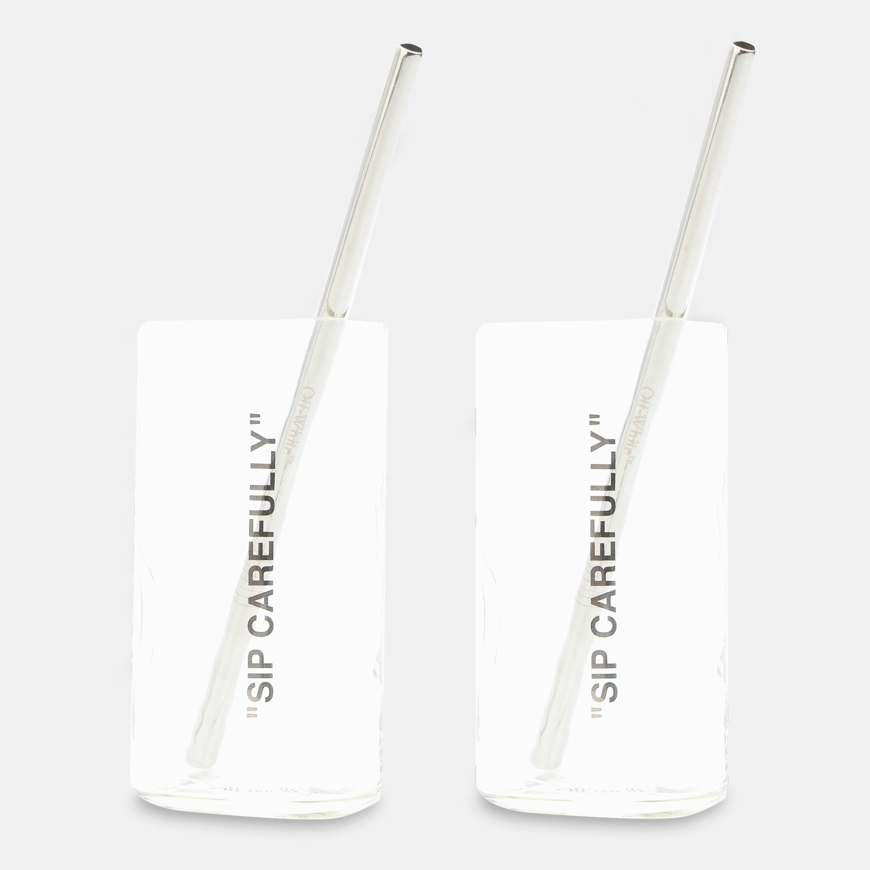 Off White Cocktail Glasses | Flannels