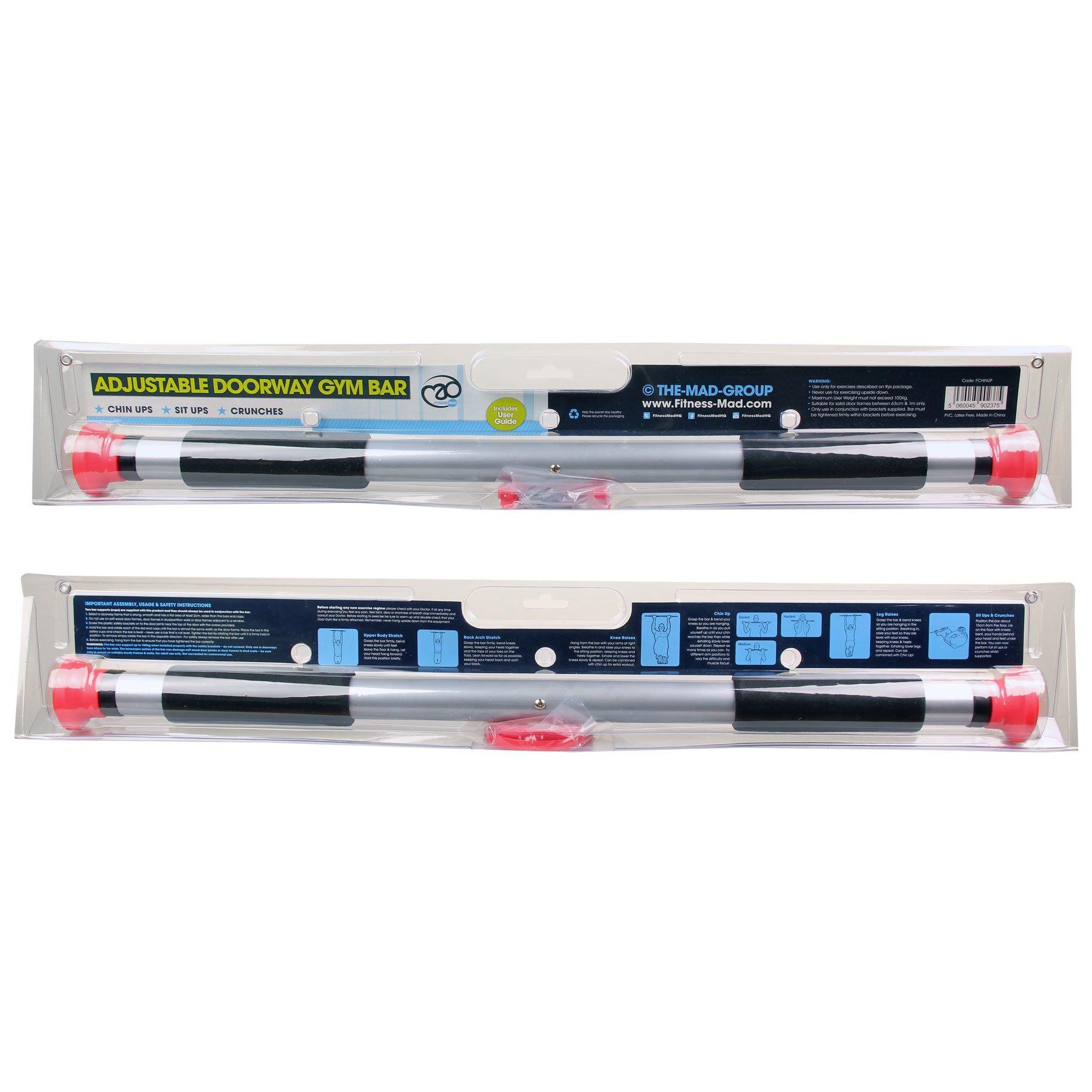 Fitness-Mad | Adjustable Doorway Gym Bar | Pull Up Bars | FRASERS