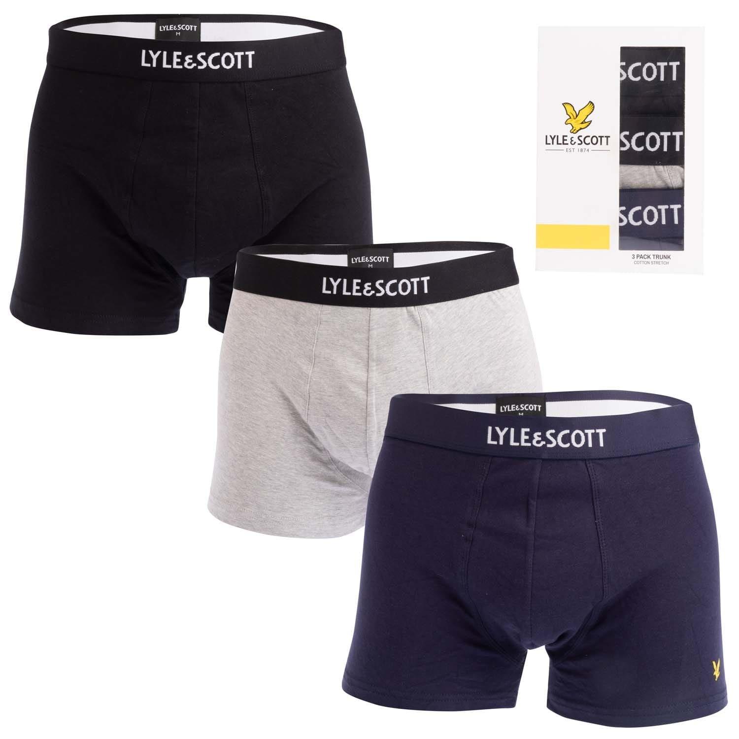 Lyle and Scott Devon 3 Pack Boxer Shorts | Sports Direct