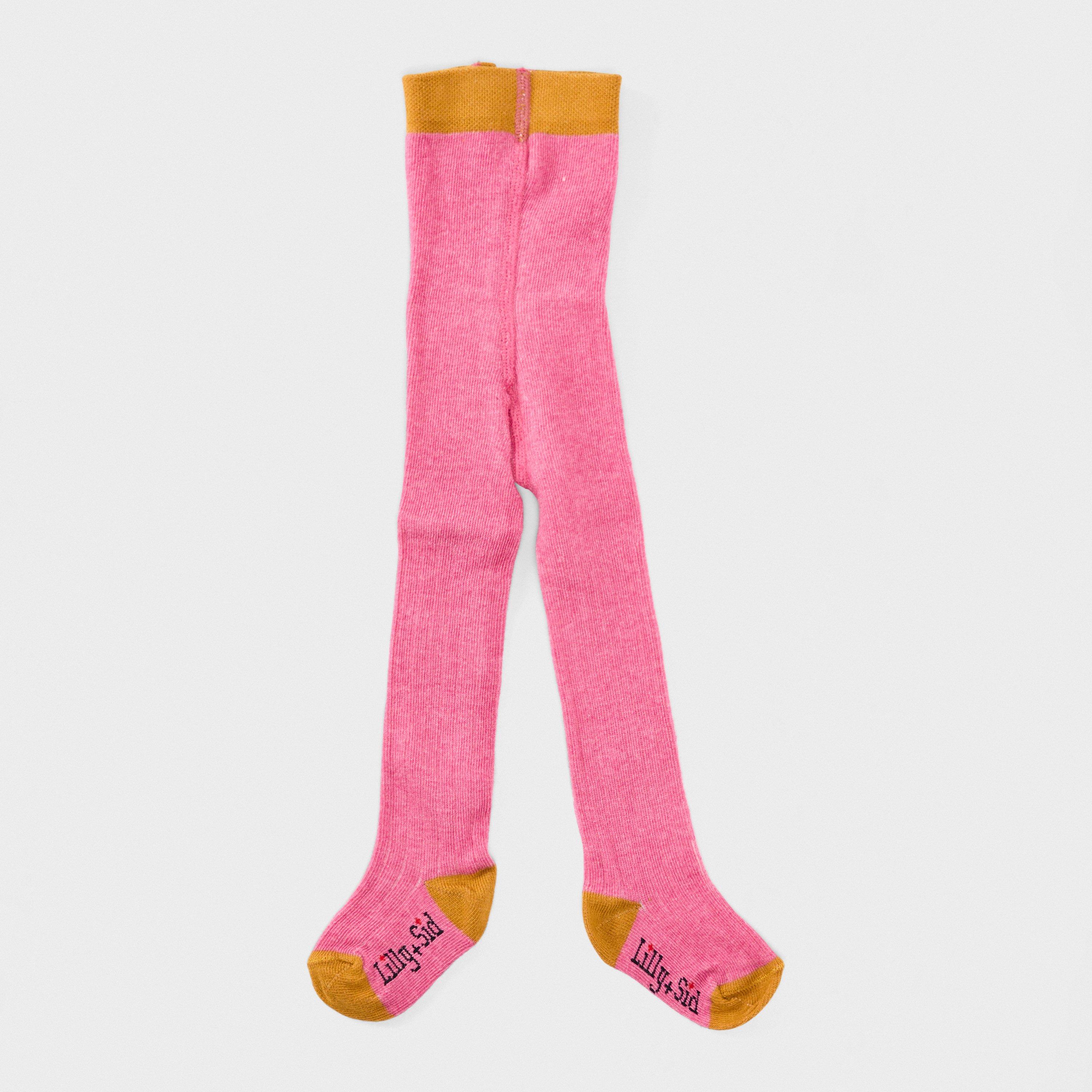 Lilly and Sid Kids' Colored Ribbed Opaque Tights | FRASERS